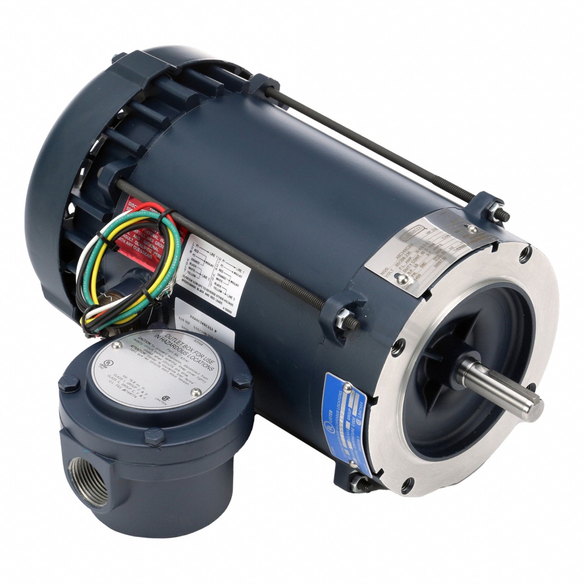 LEESON, Division I, Class I/Class II, Hazardous Location Motor - 820GX6 ...
