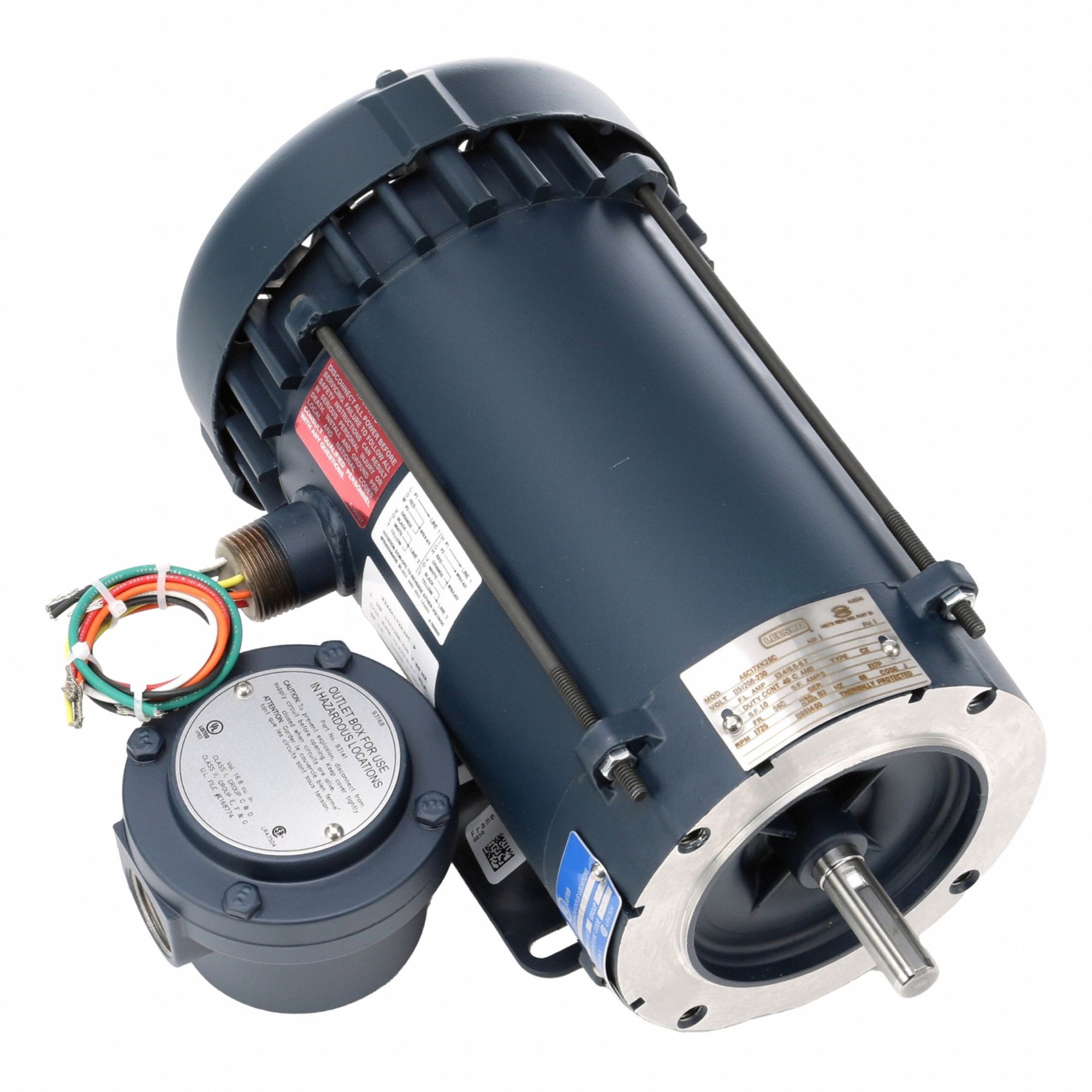 LEESON, Division I, Class I/Class II, Hazardous Location Motor - 820GY8 ...