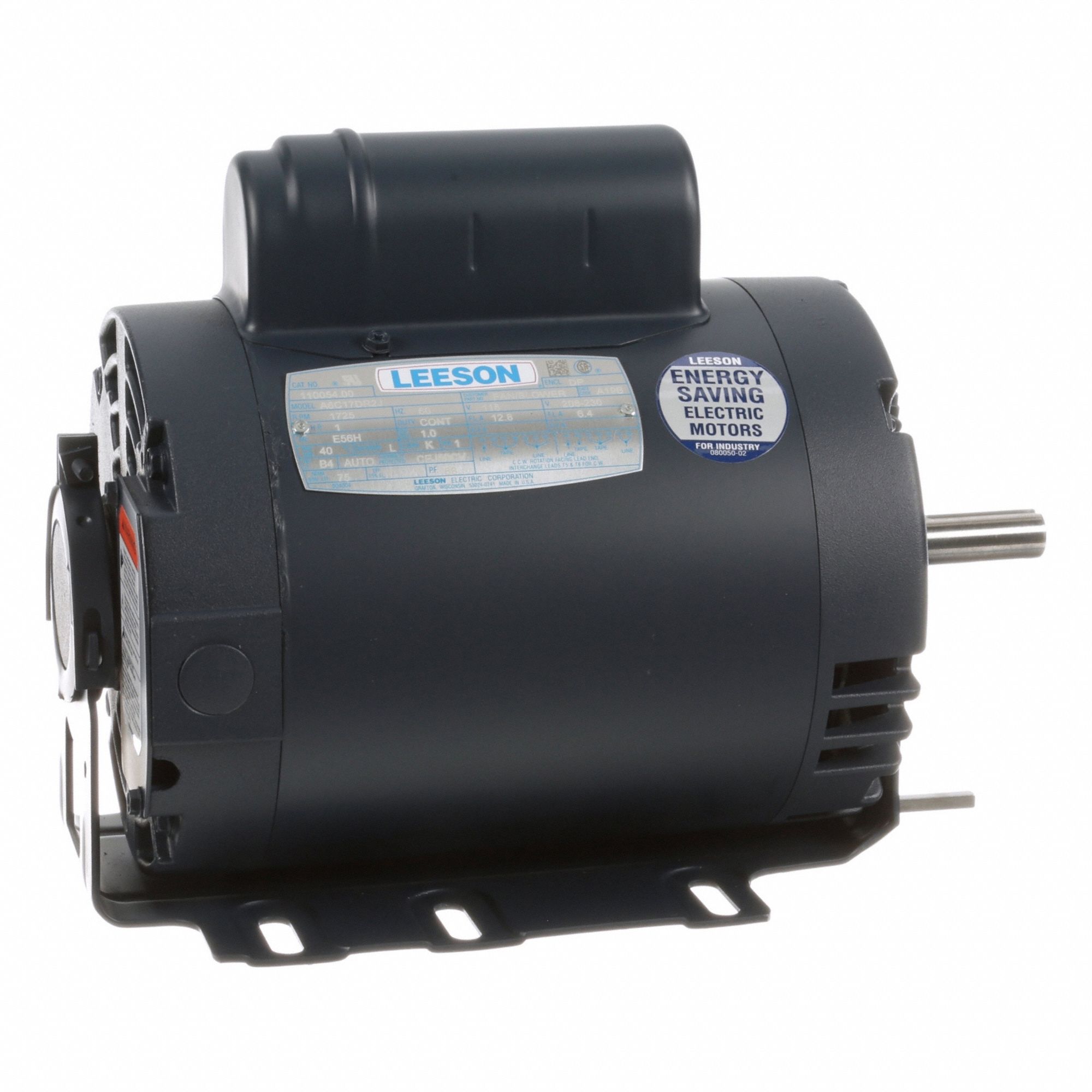LEESON, Single Phase, 1 hp, General Purpose Motor - 820H25|110054.00 ...