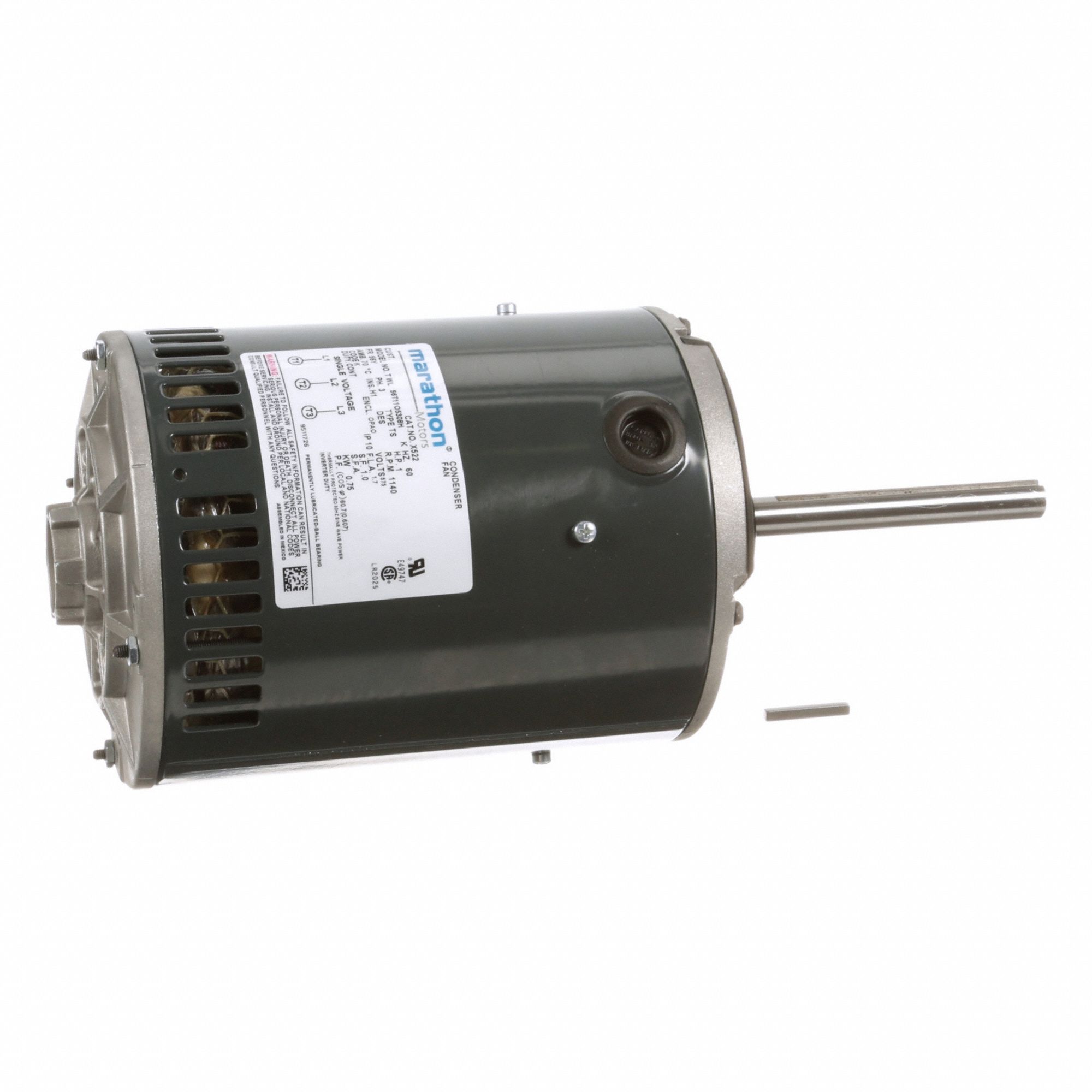 LEESON, Belly Band Mount, Open Air Over, Condenser Fan Motor - 820H86 ...