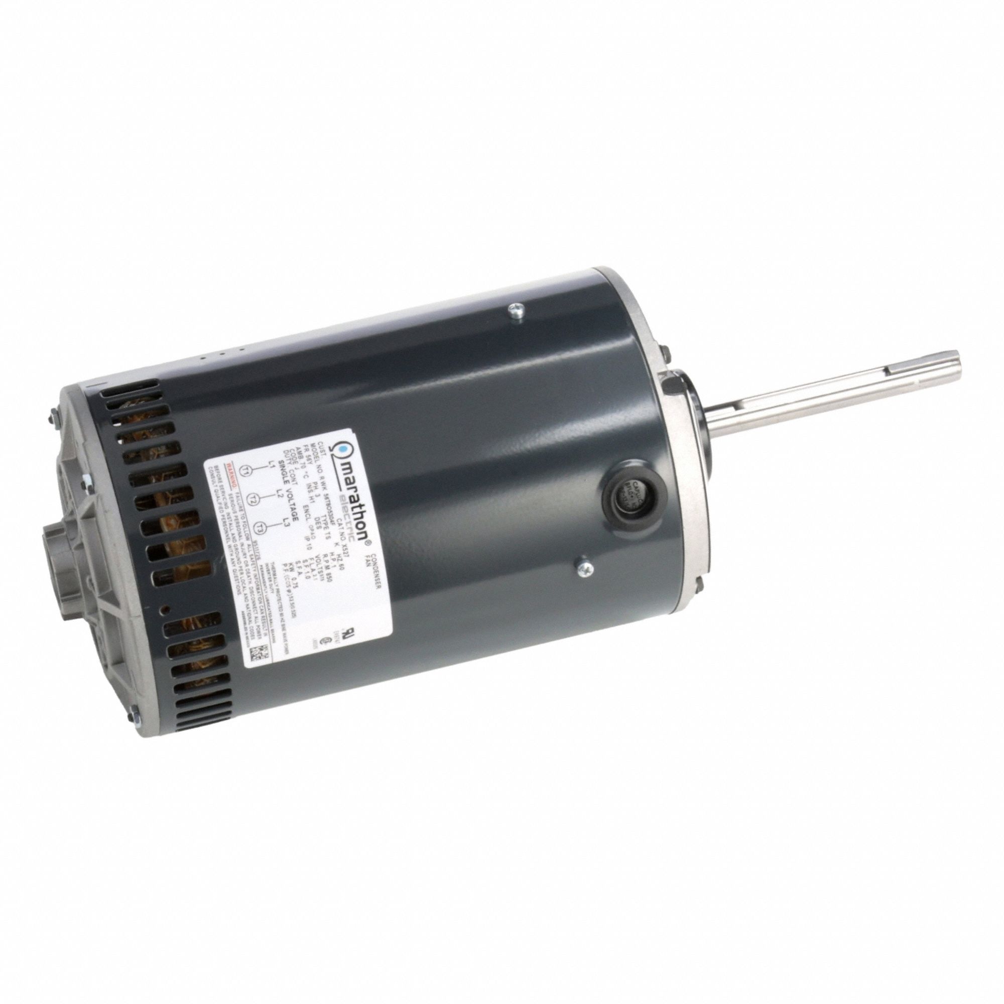 LEESON, Band Mount, Open Air-Over, Condenser Fan Motor - 820HC2 ...
