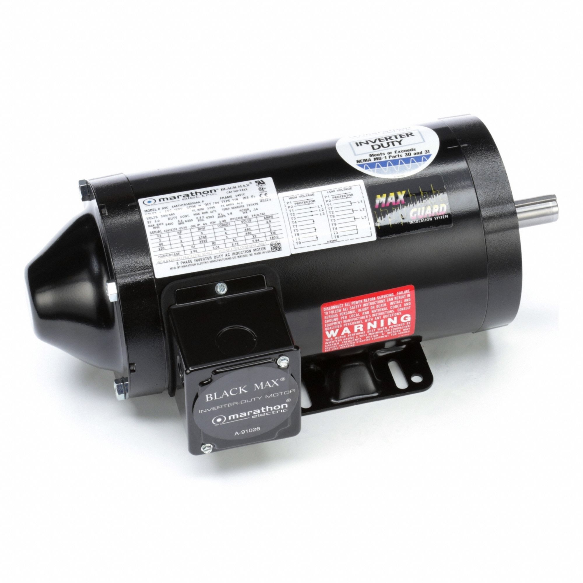 Variable Speed Motor,145TC - Grainger