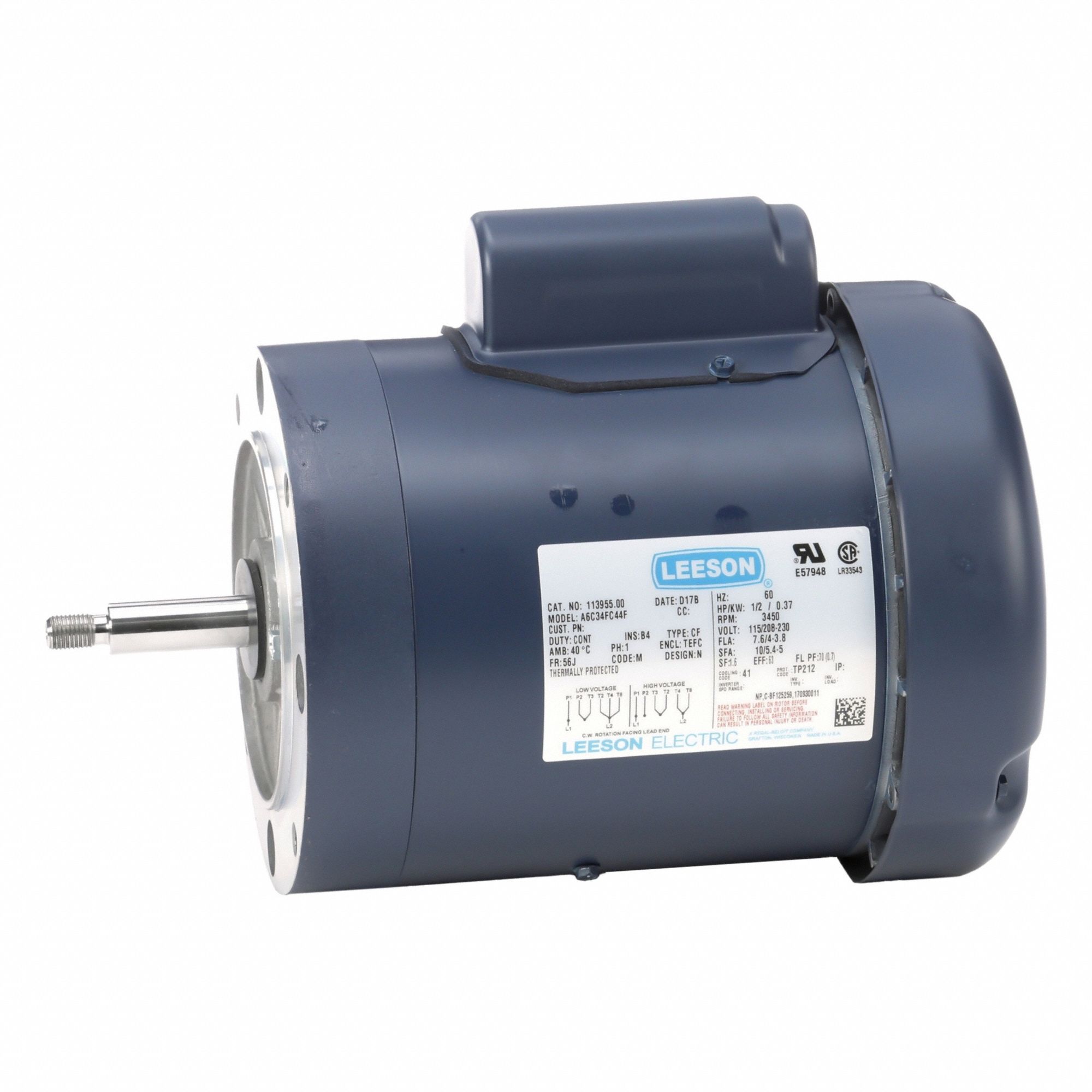 Pool and Spa Pump Motor,60 Hz - Grainger