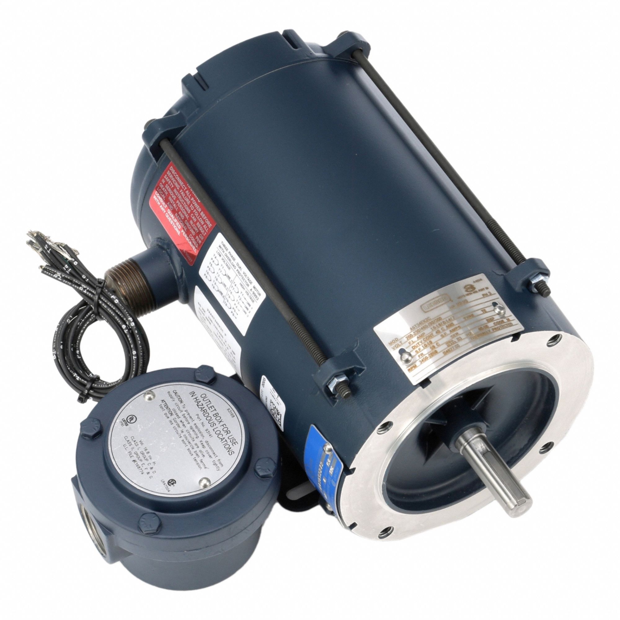LEESON, Division I, Class I/Class II, Hazardous Location Motor - 820J55 ...