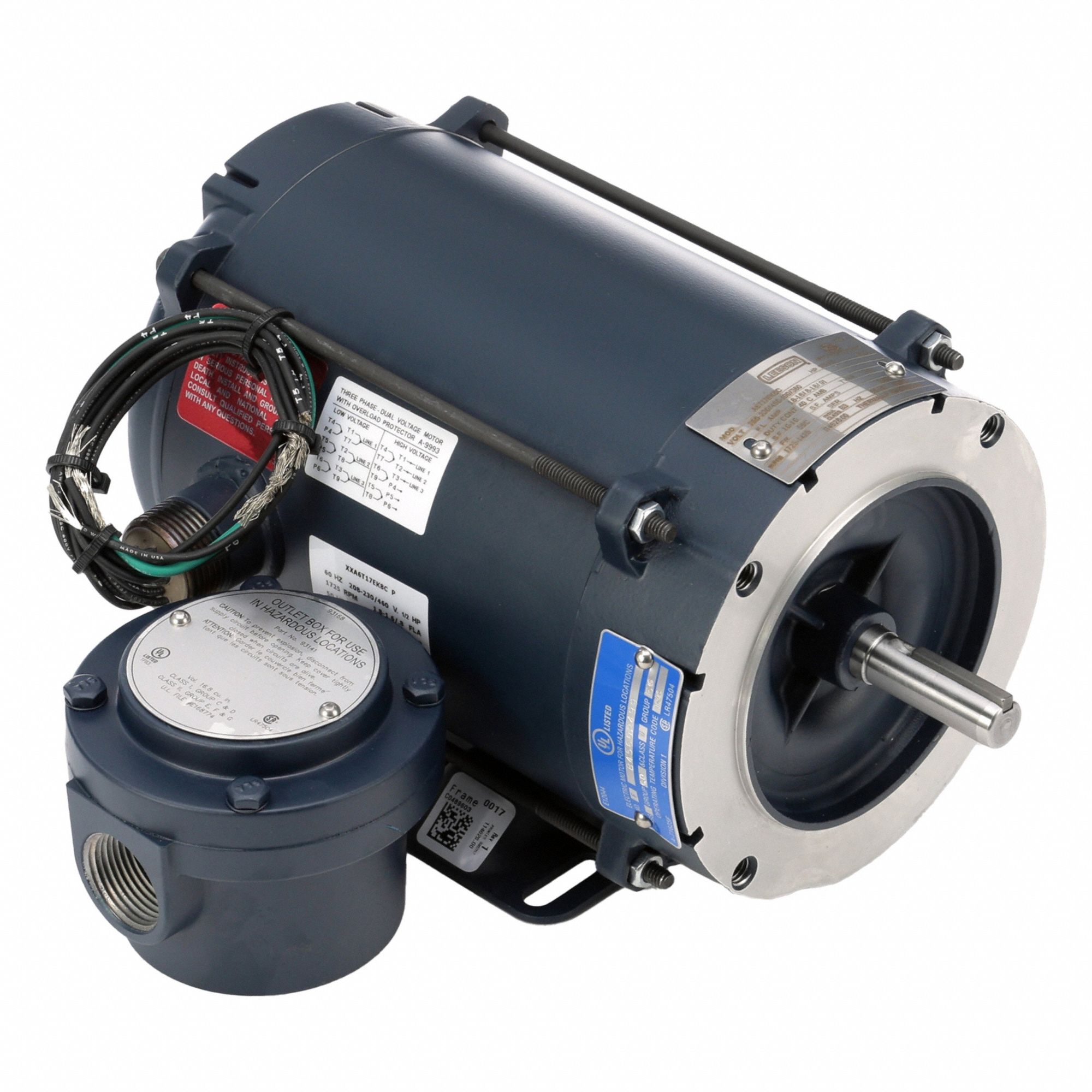 LEESON, Division I, Class I/Class II, Hazardous Location Motor - 820J56 ...