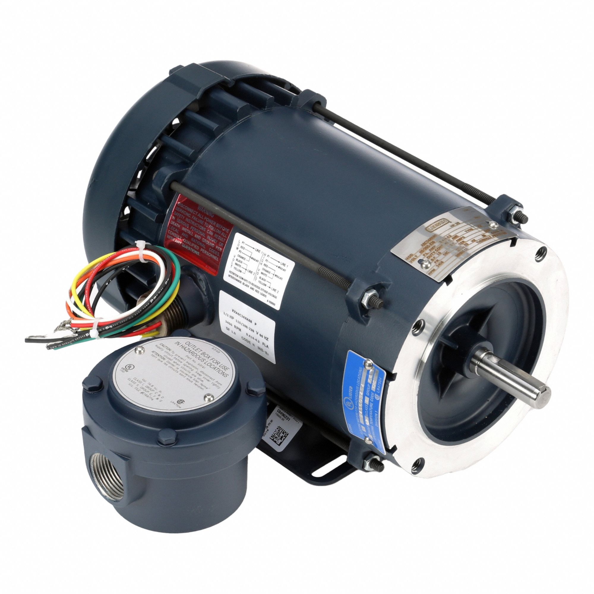LEESON, Division I, Class I/Class II, Hazardous Location Motor - 820J62 ...