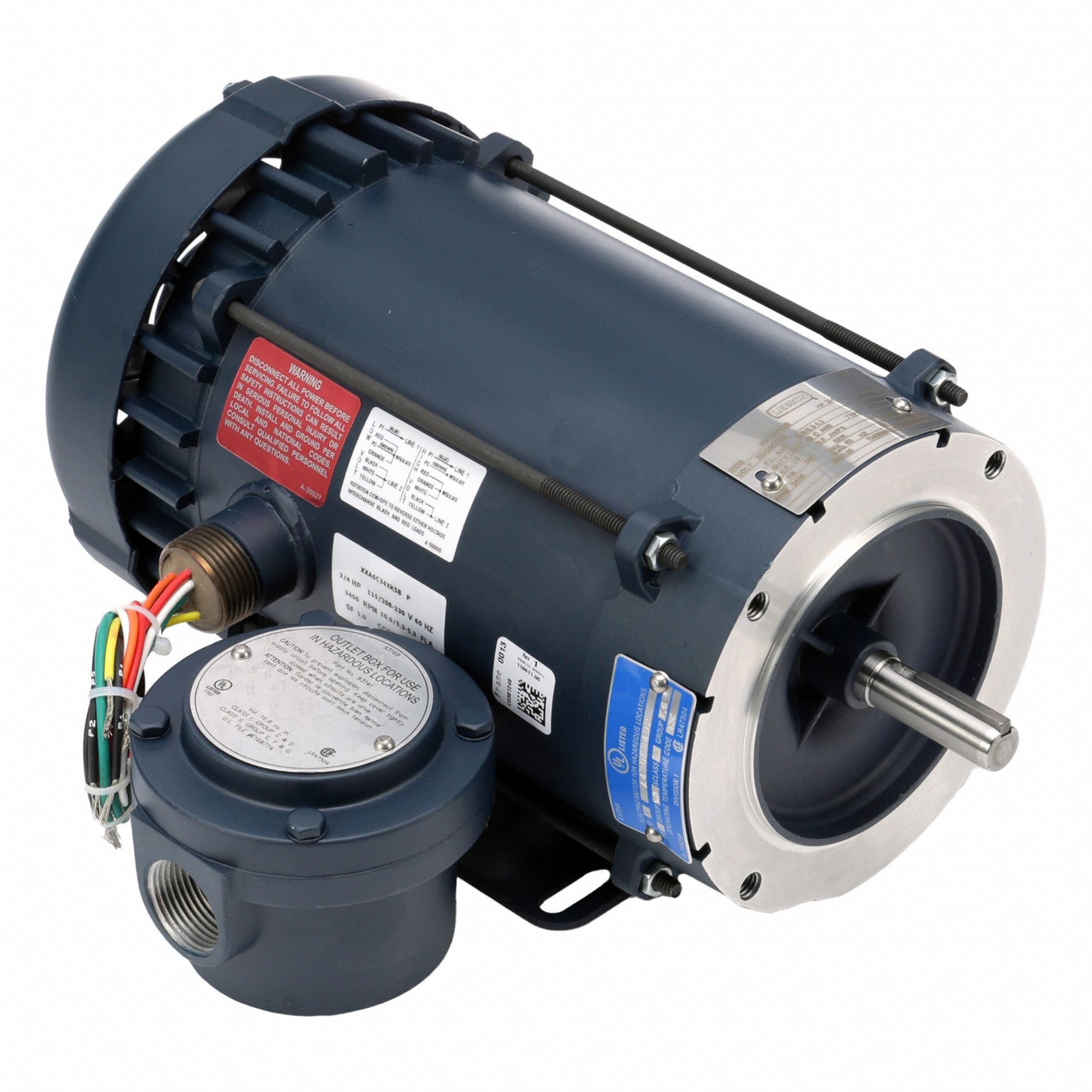 LEESON, Division I, Class I/Class II, Hazardous Location Motor - 820J65 ...
