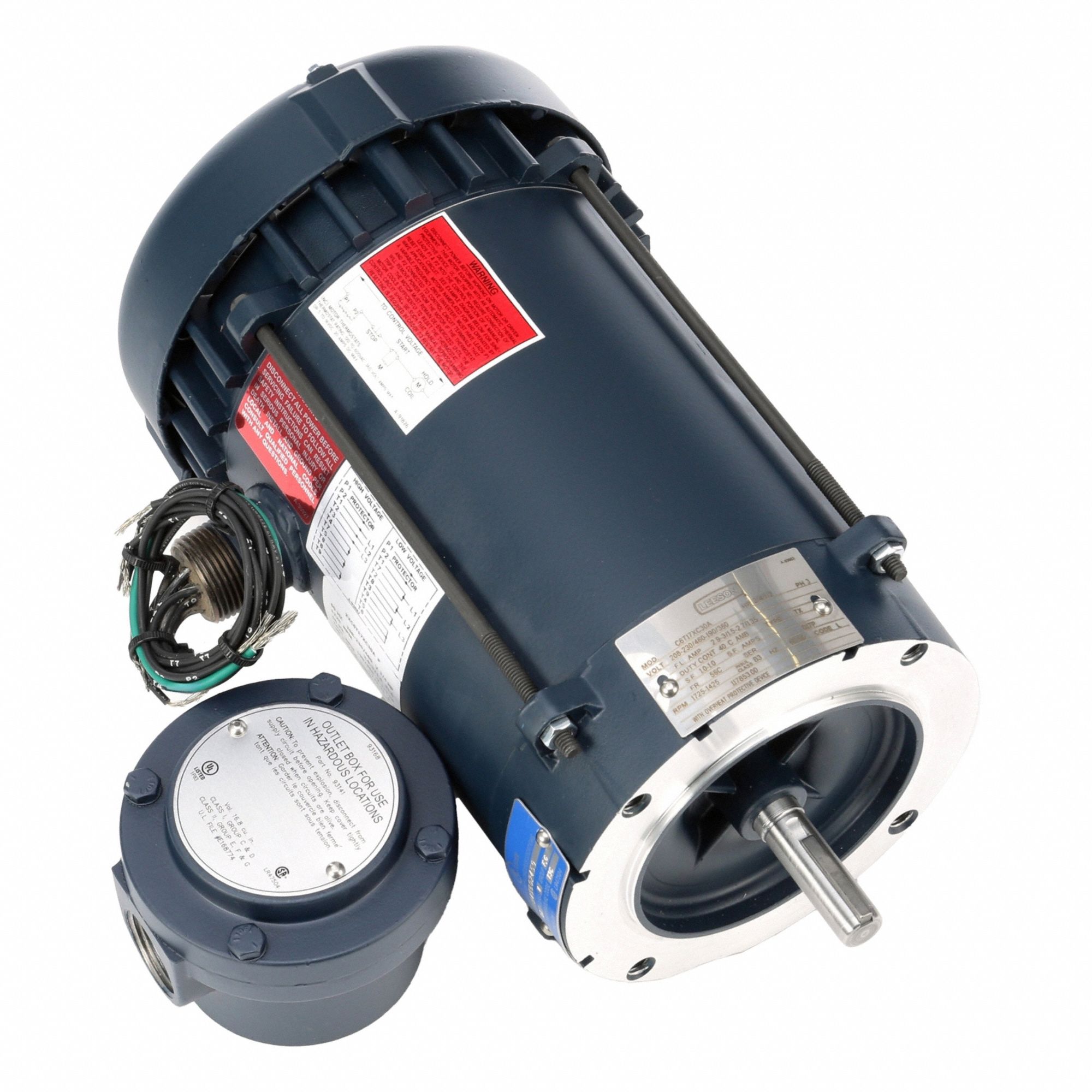LEESON, Division I, Class I/Class II, Hazardous Location Motor - 820J70 ...