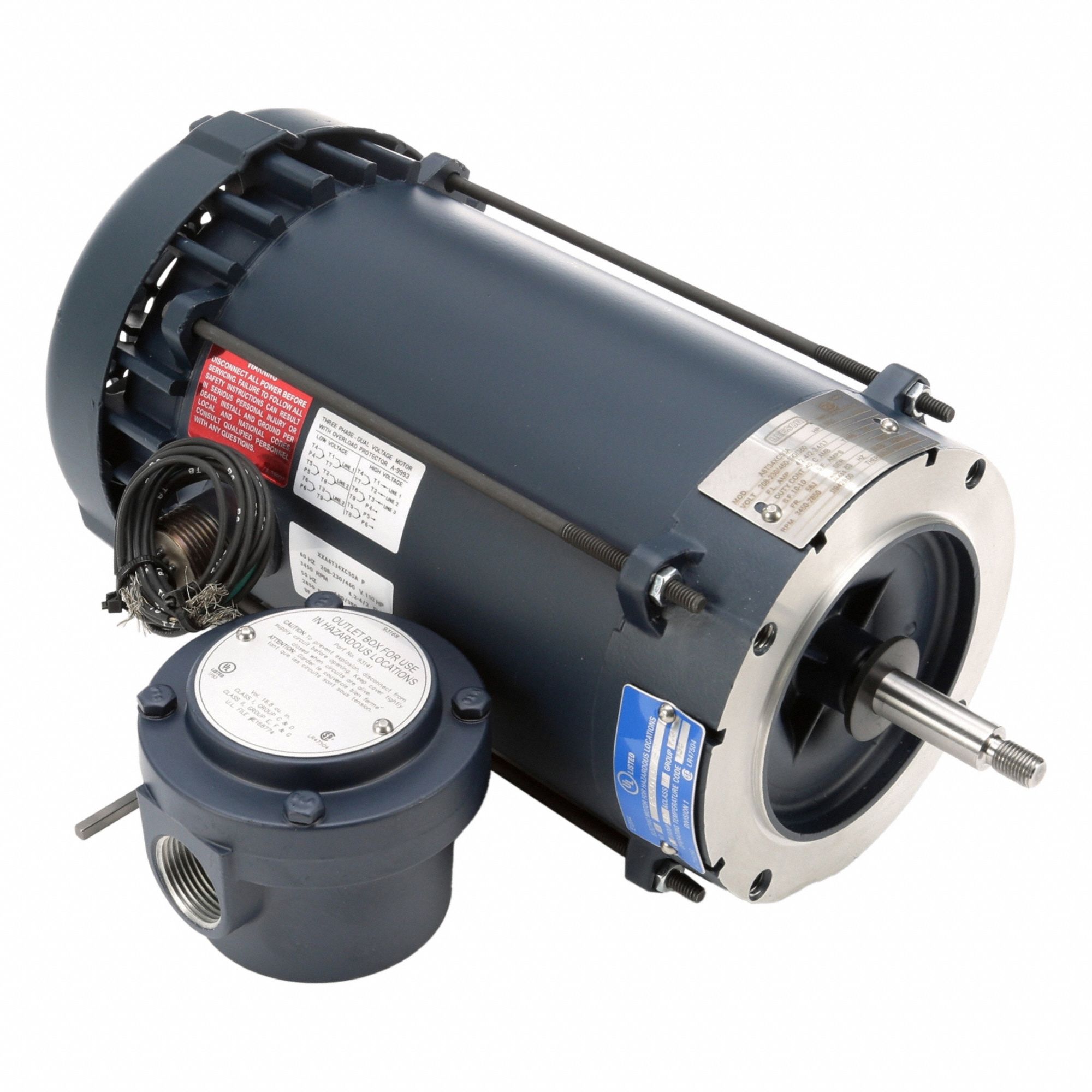 LEESON, Division I, Class I/Class II, Hazardous Location Motor - 820J75 ...