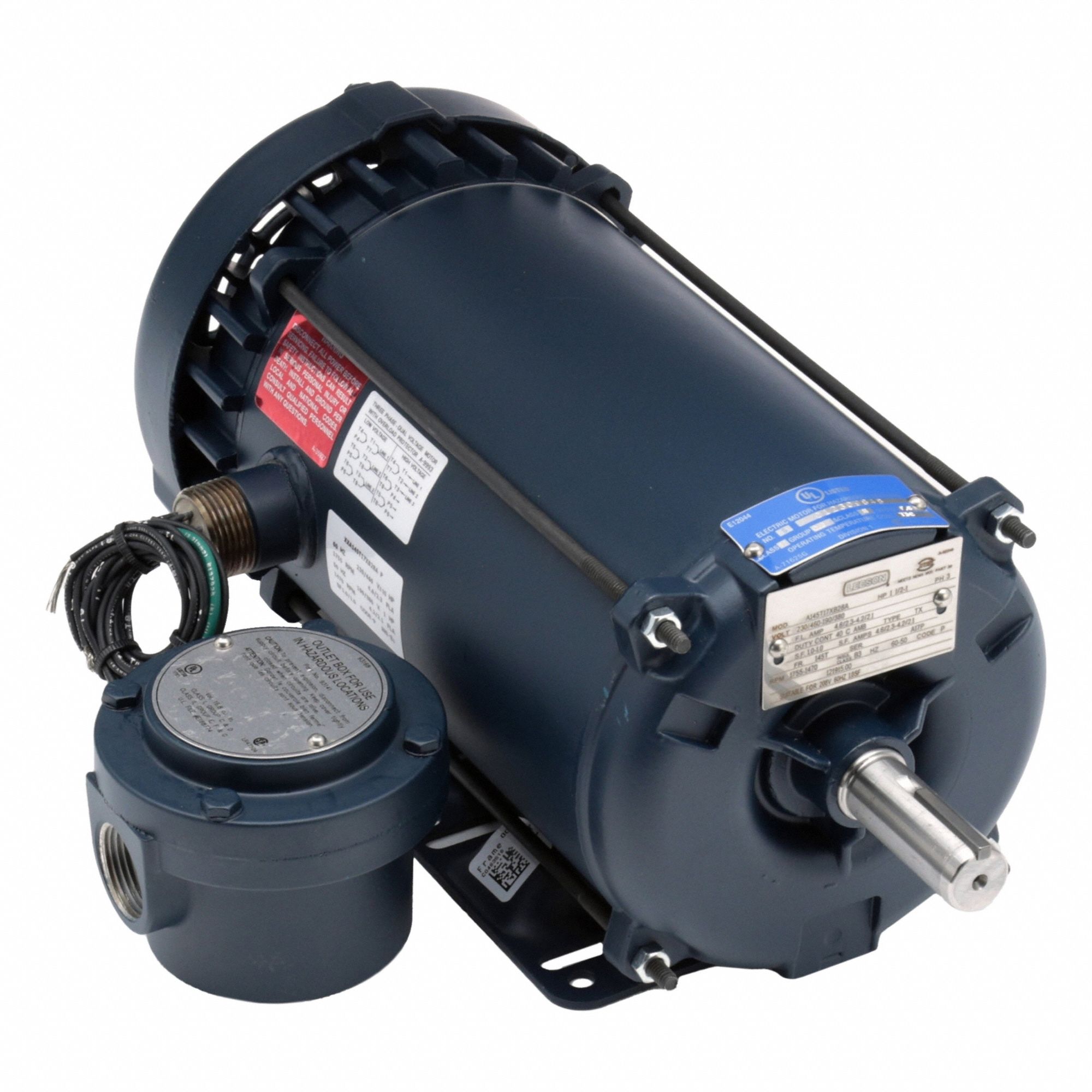 LEESON, Division I, Class I/Class II, Hazardous Location Motor - 820J82 ...