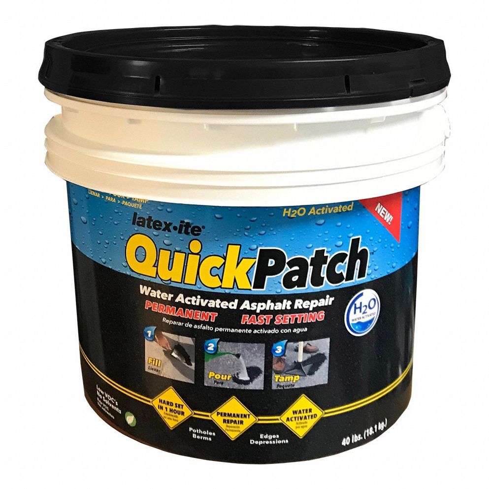 LATEX-ITE, Quick Patch H2O, Limestone Asphalt Mix, Asphalt Patch ...