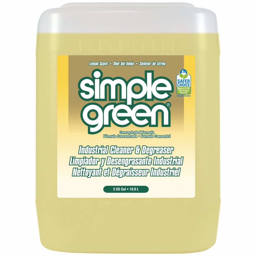 SIMPLE GREEN, Water-Based, Bucket, Cleaner/Degreaser - 820RX8 ...