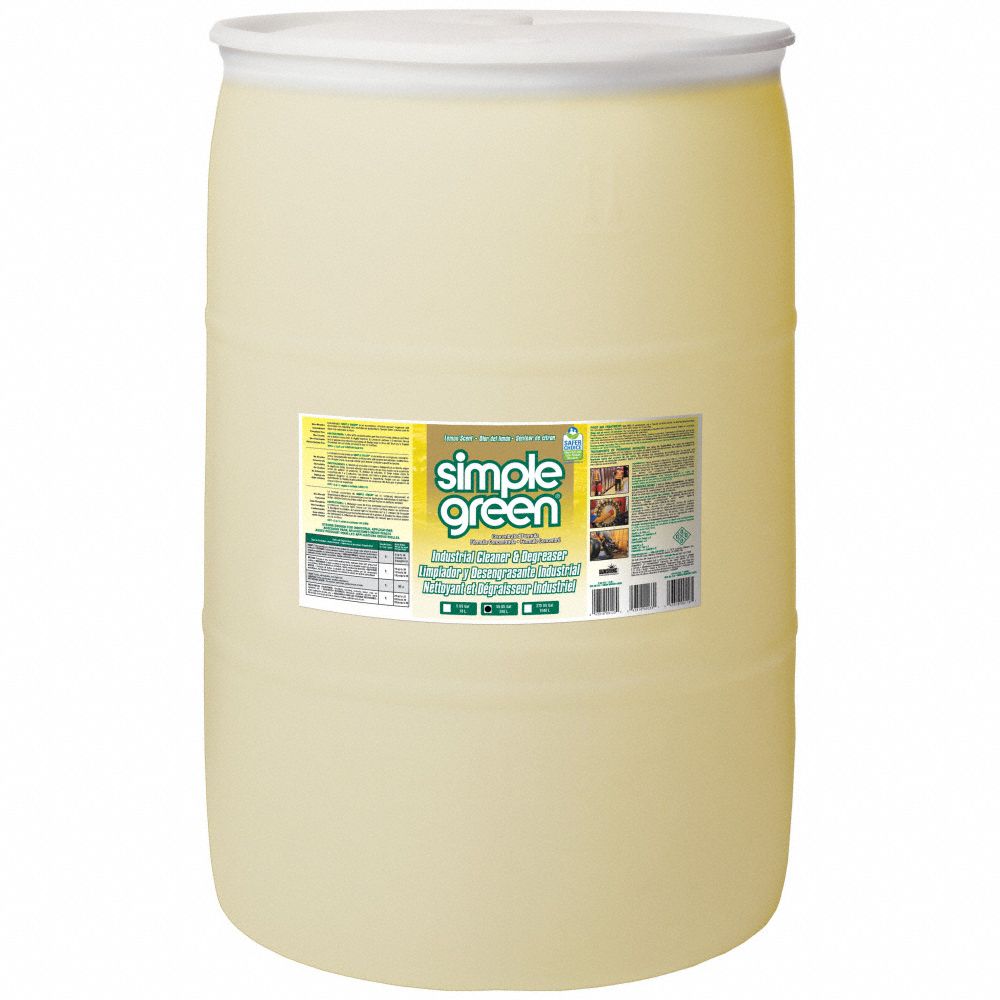 SIMPLE GREEN, Water-Based, Drum, Cleaner/Degreaser - 820RX9 ...