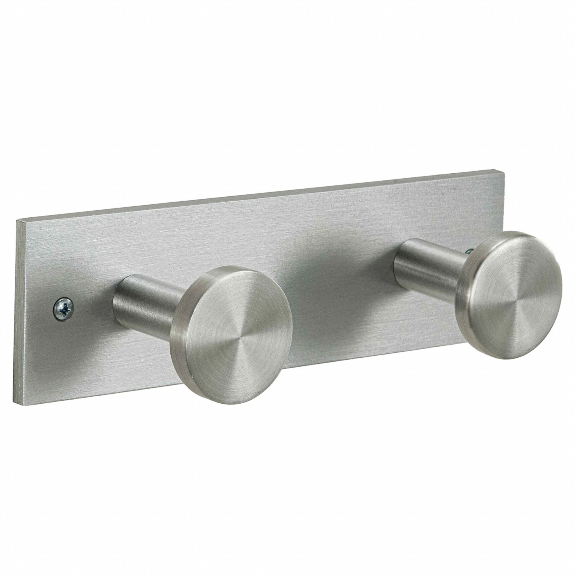 GLARO, 2 Hooks, 2 1/2 in Overall Ht, Garment Hook Rack - 820VG6|D2-SA ...