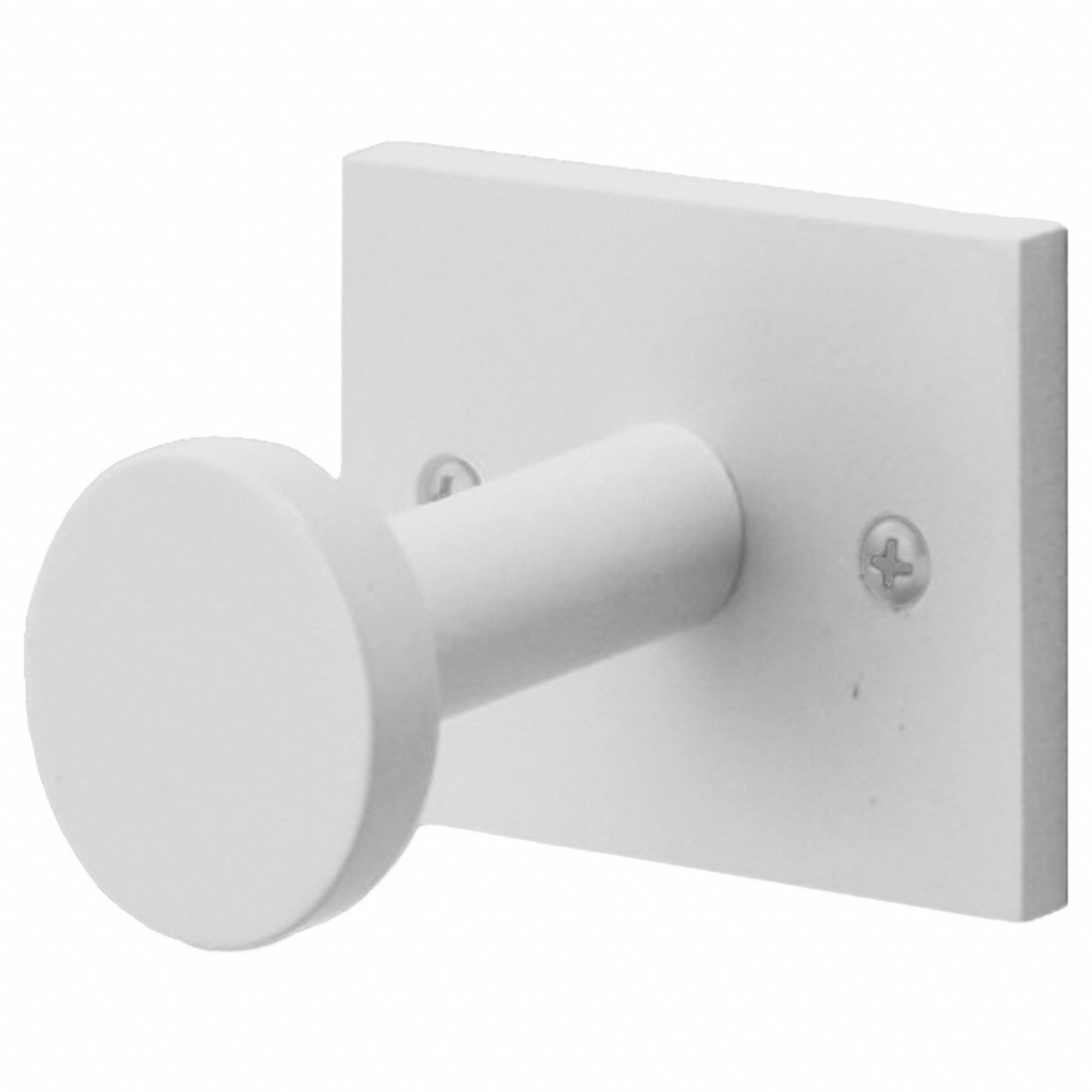 GLARO, 1 Hook Hooks, 2 1/2 in Overall Ht, Garment Hook - 820VG7|D1-WH ...