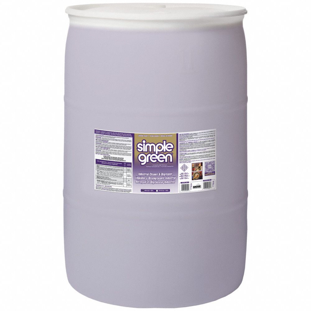 SIMPLE GREEN, Water-Based, Drum, Cleaner/Degreaser - 820RX6 ...