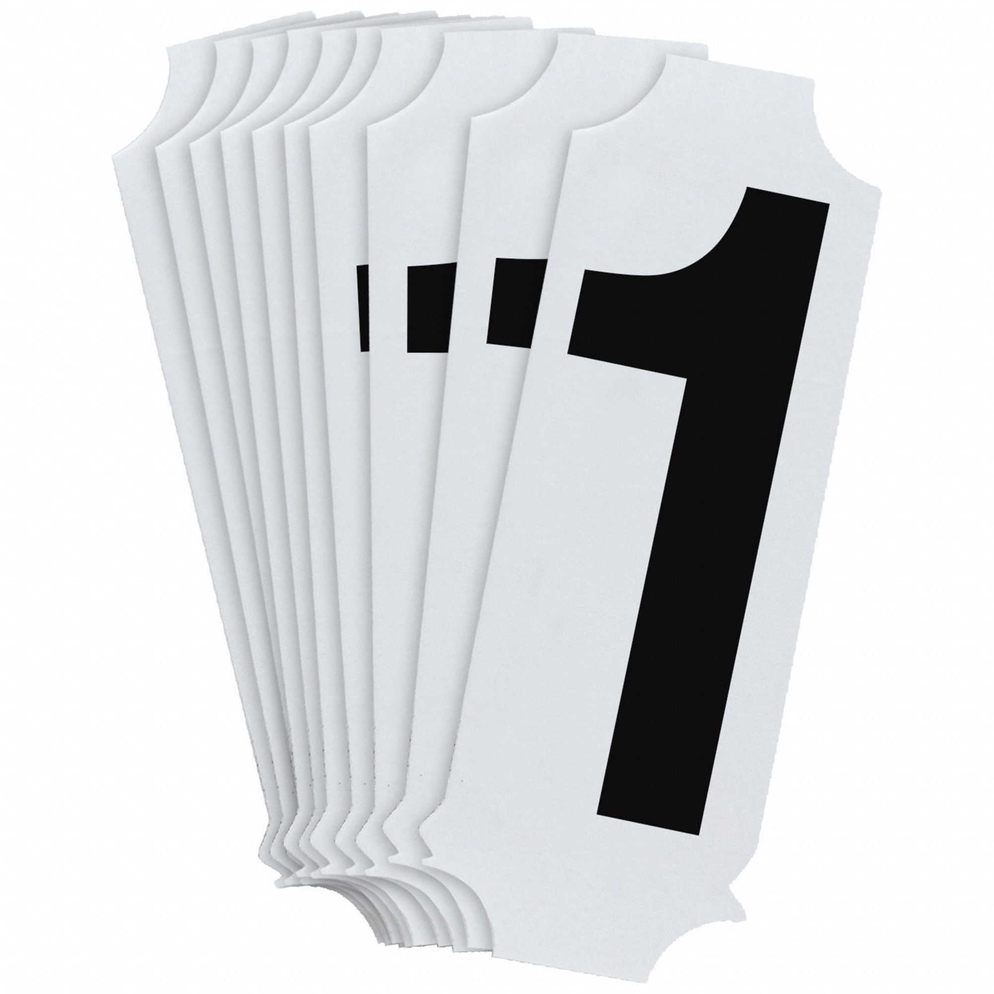 2 in Character Ht, Indoor/Outdoor, Numbers and Letters Labels - 800P27 ...