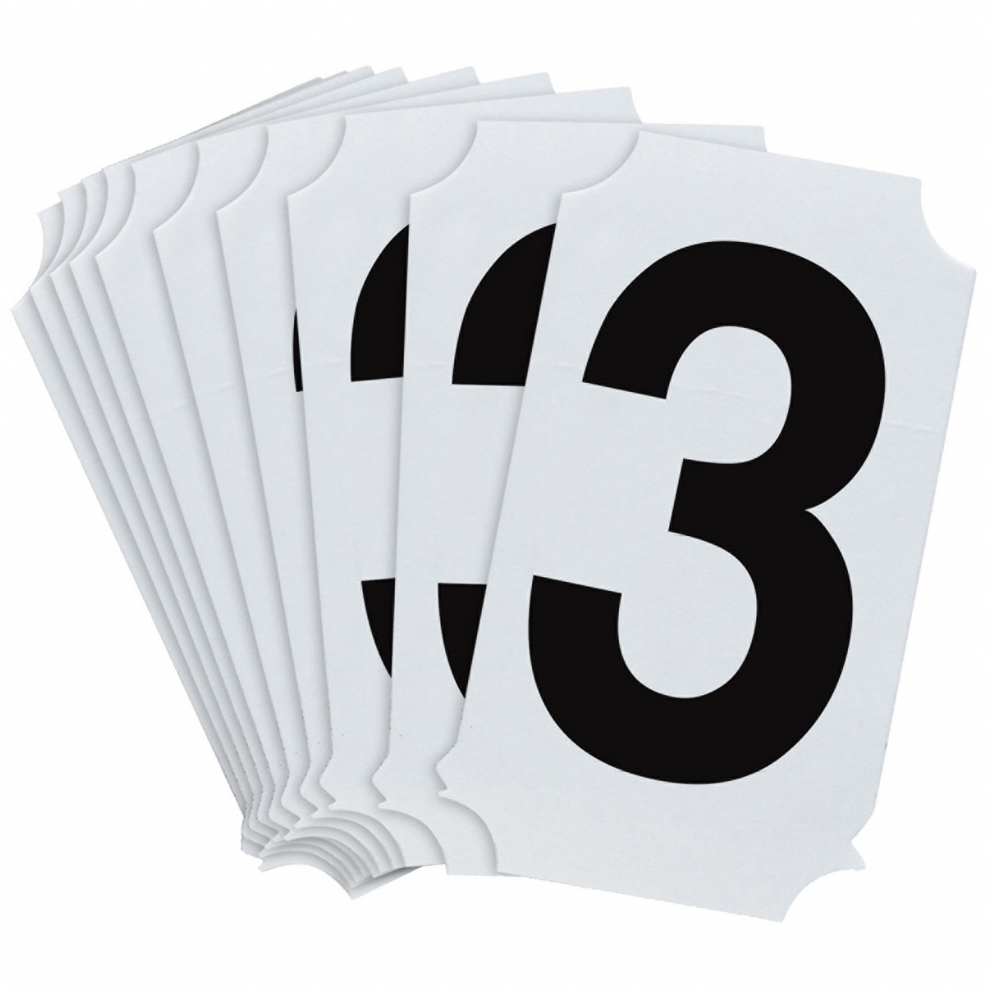 2 in Character Ht, Indoor/Outdoor, Numbers and Letters Labels - 800P29 ...