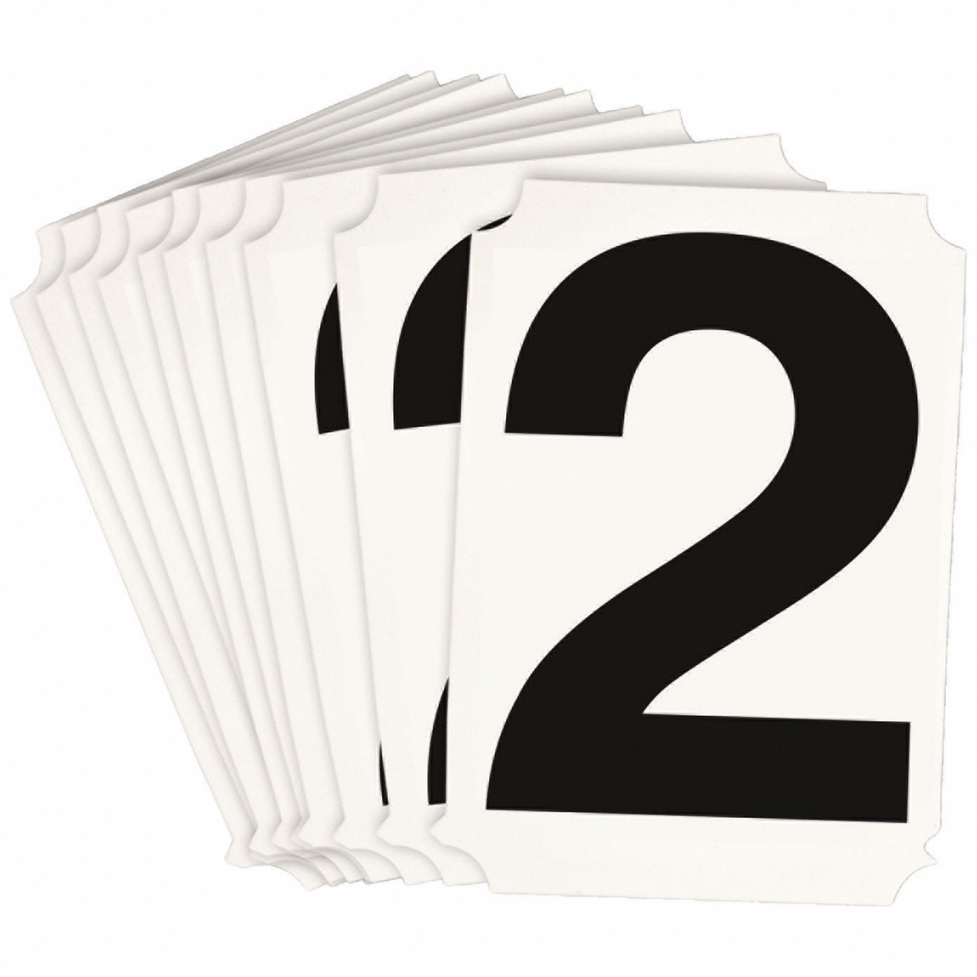 3 in Character Ht, Indoor/Outdoor, Numbers and Letters Labels - 800P38 ...