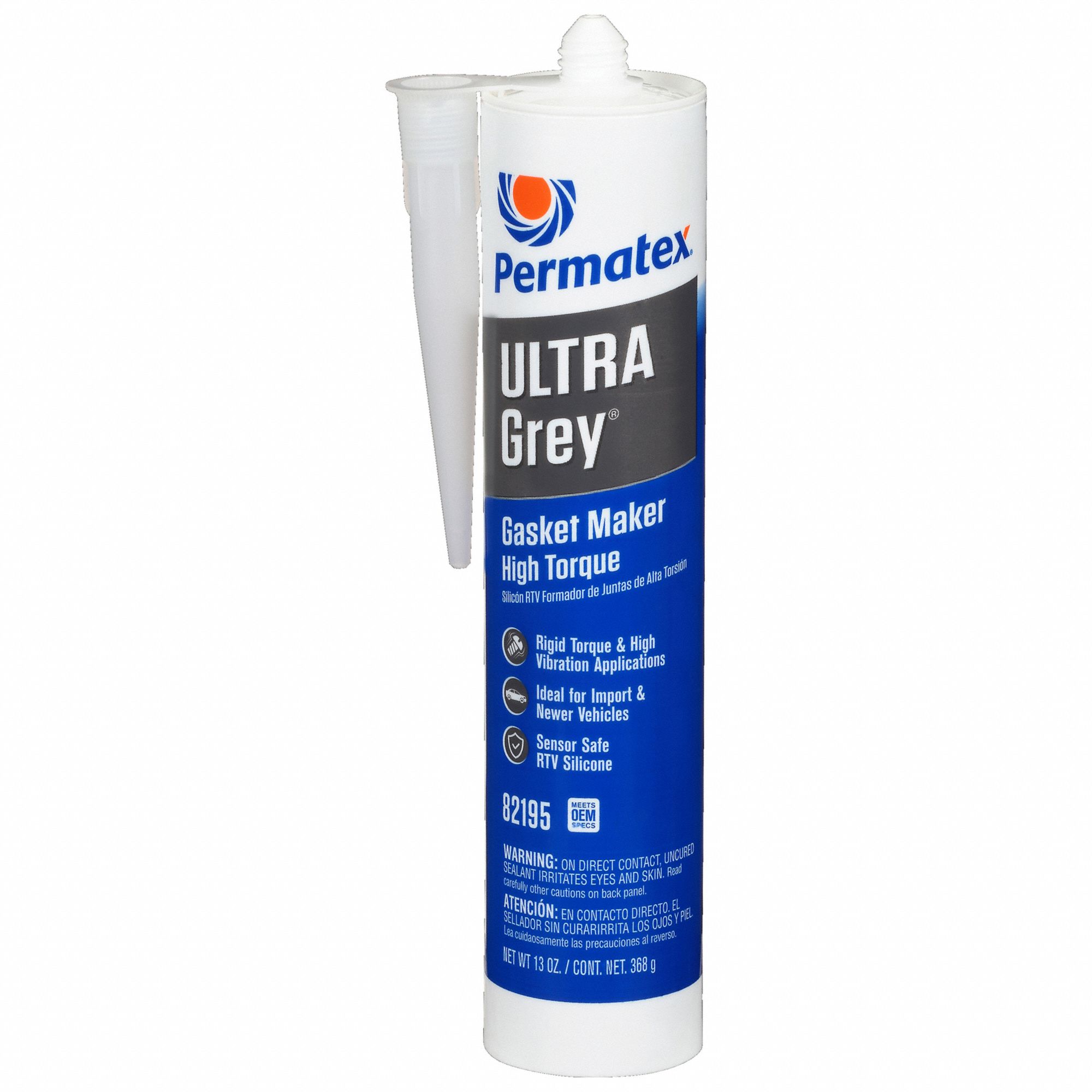 PERMATEX, Ultra Grey Rigid RTV, 13 oz, RTV Gasket Maker - 3DPU1|82195 ...