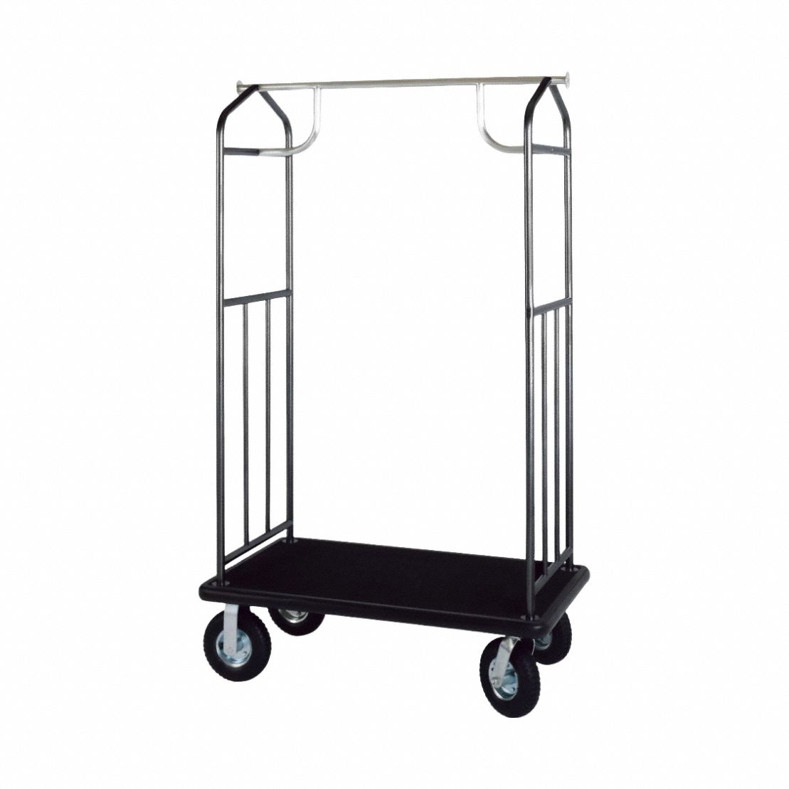 HOSPITALITY 1 SOURCE, 1 in Frame Dia, 43 in Overall Lg, Bellman Cart ...