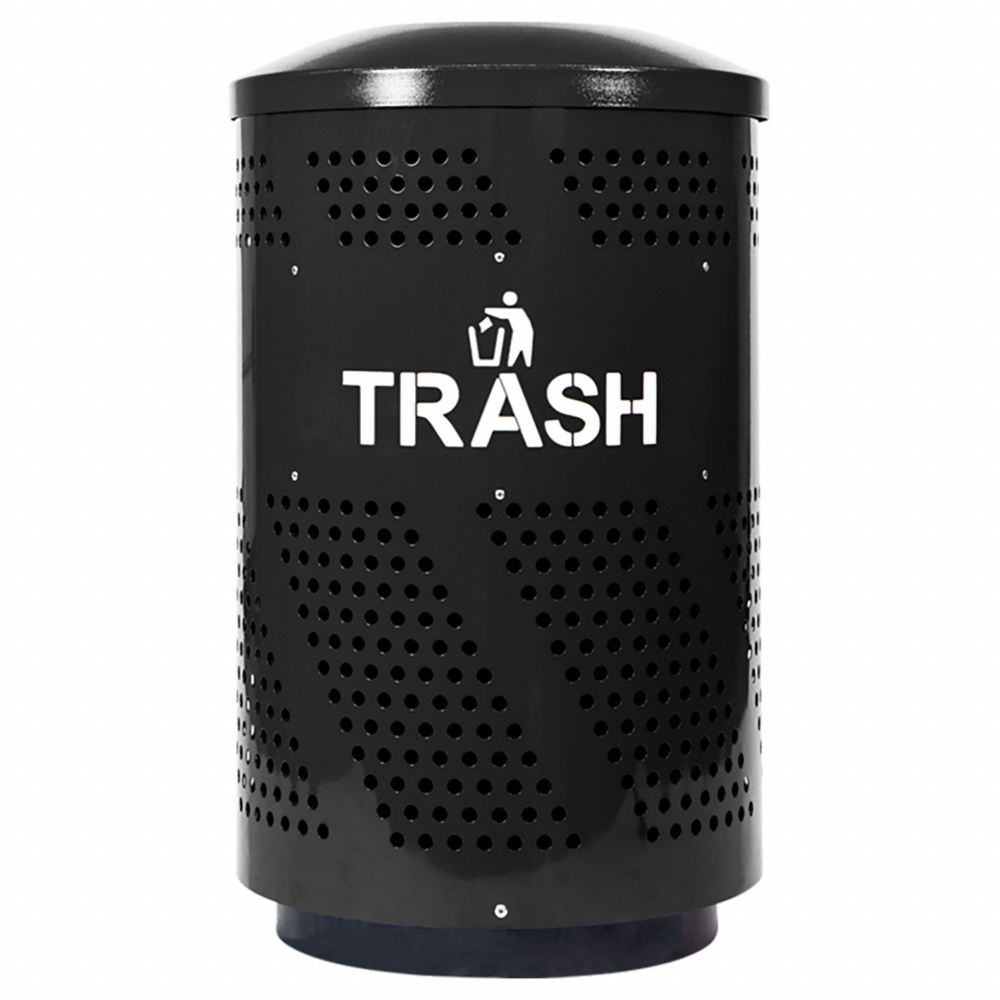 GRAINGER, Round, Dome Top, Trash Can - 821X33|821X33 - Grainger