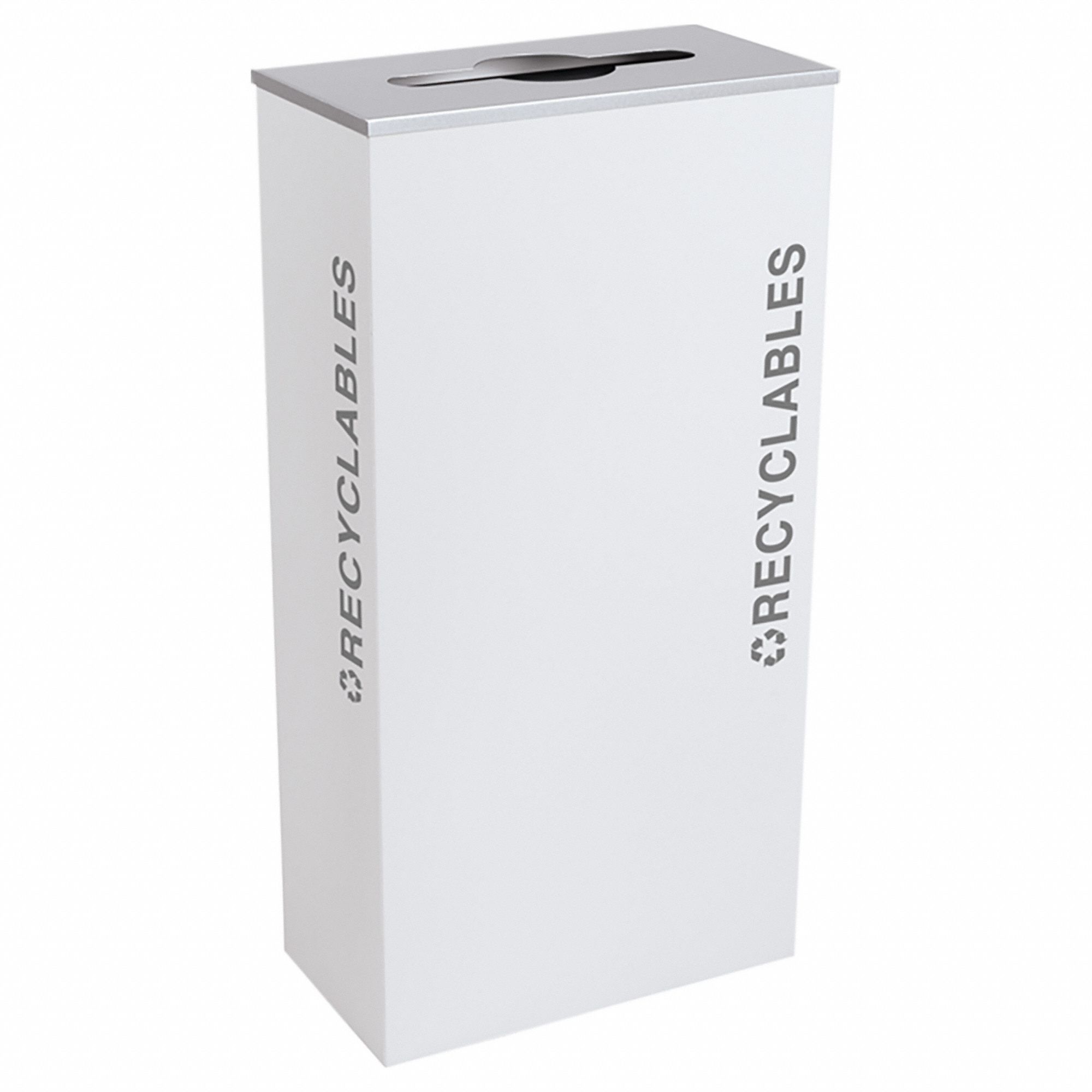 GRAINGER, Steel, 17 gal Container Capacity, Recycling Can - 821X40 ...