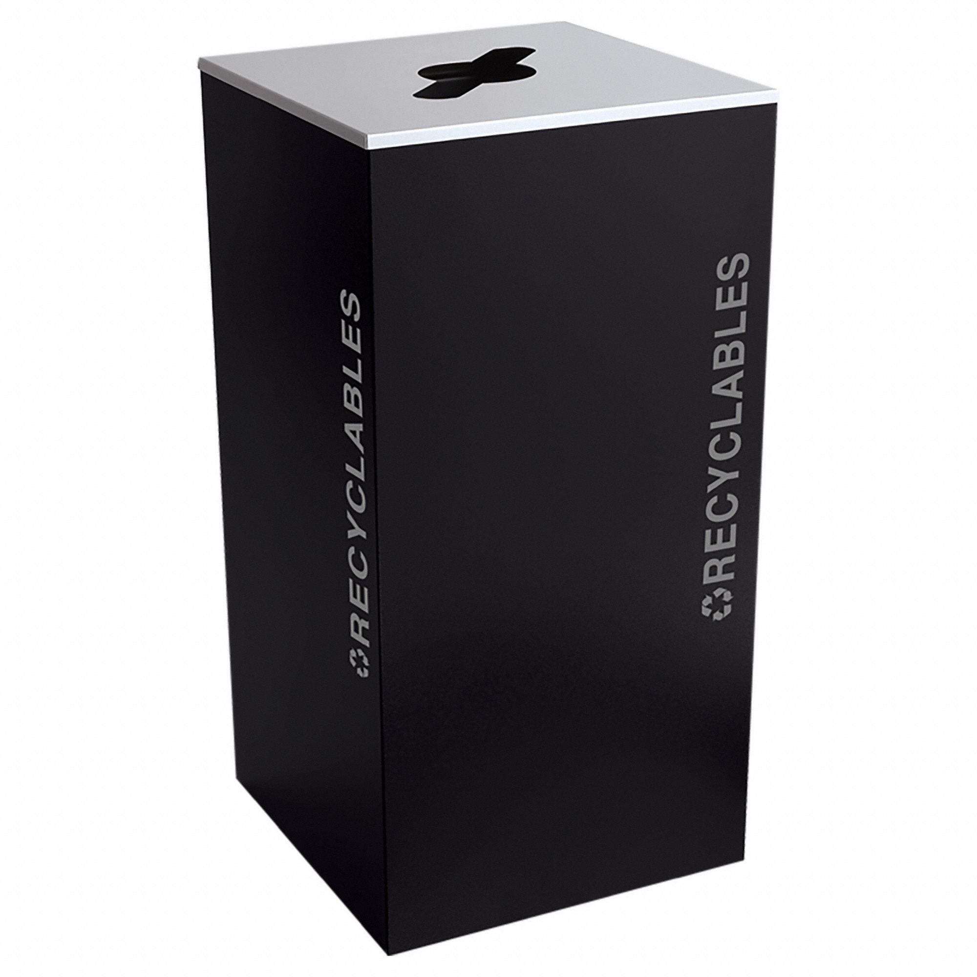 GRAINGER, Steel, 36 gal Container Capacity, Recycling Can - 821X44 ...