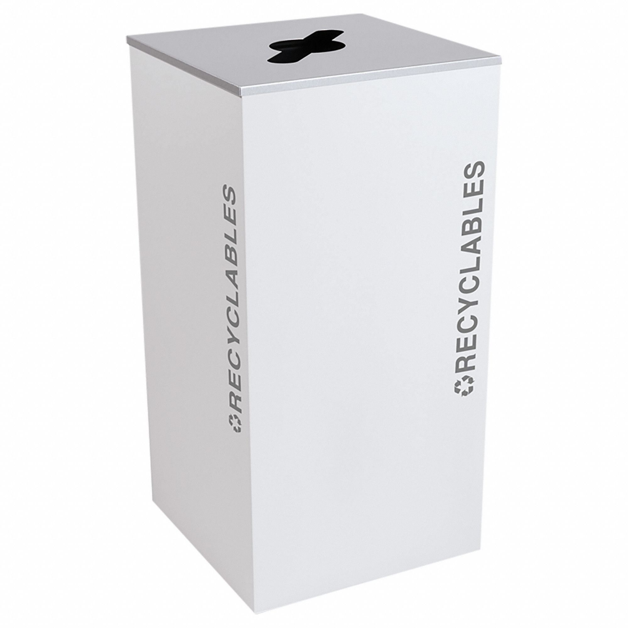 GRAINGER, Steel, 36 gal Container Capacity, Recycling Can - 821X46 ...