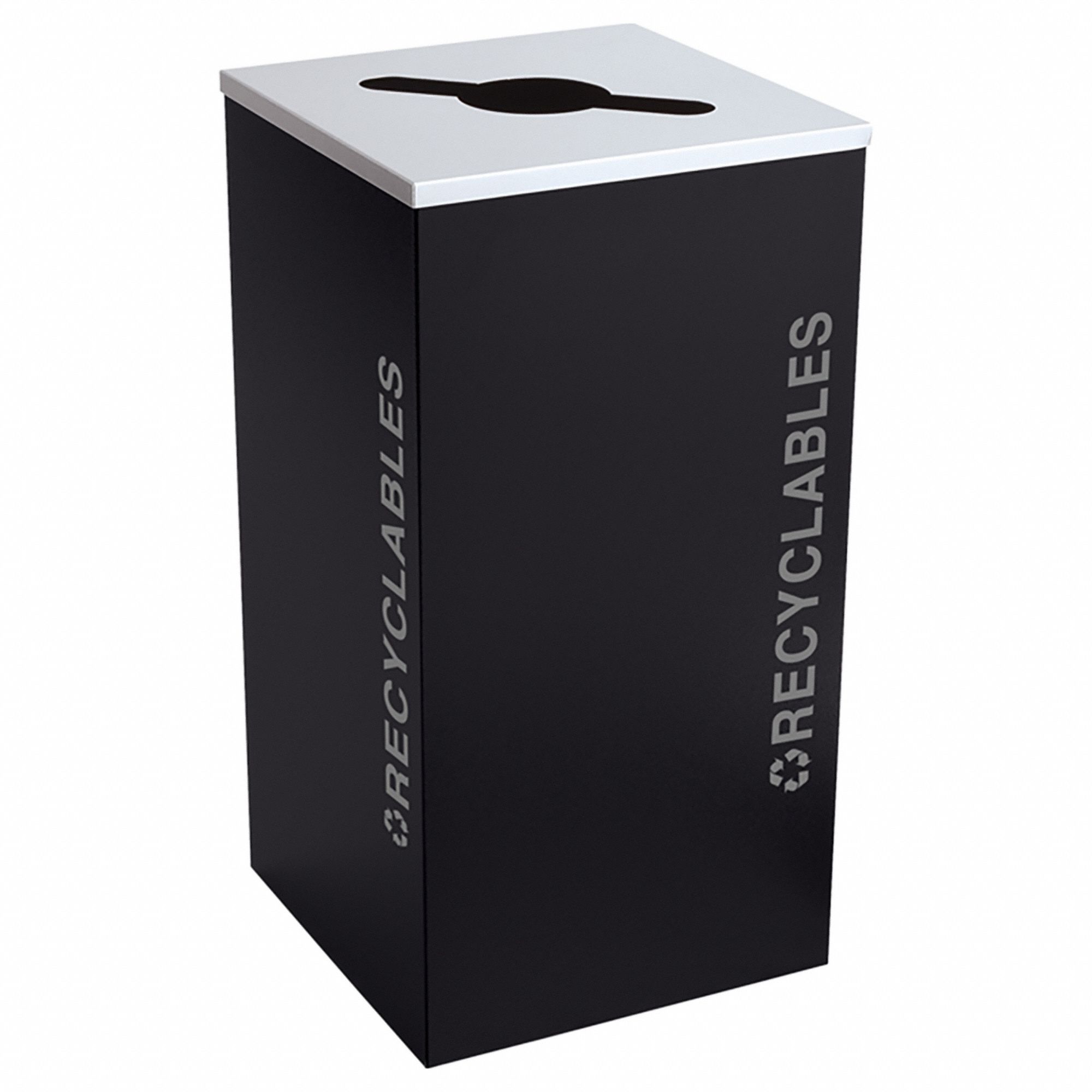 GRAINGER, Steel, 24 gal Container Capacity, Recycling Can - 821X56 ...