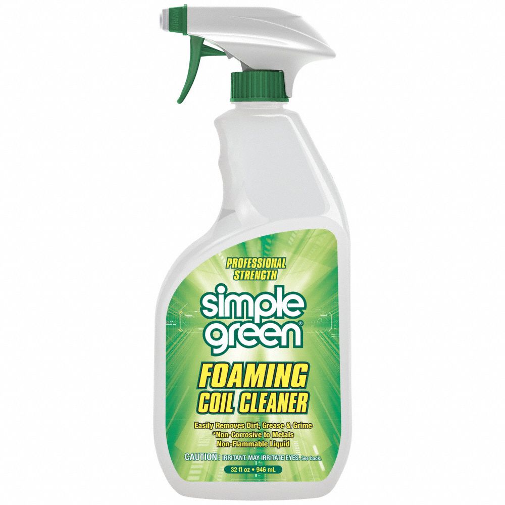 SIMPLE GREEN, Simple Green, 30 oz, Coil Cleaner - 822AH6|0110101204032 ...