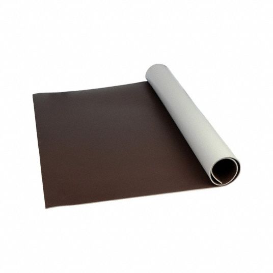 SCS, Vinyl, Brown, Dissipative Table Mat - 20FX39|8231 - Grainger
