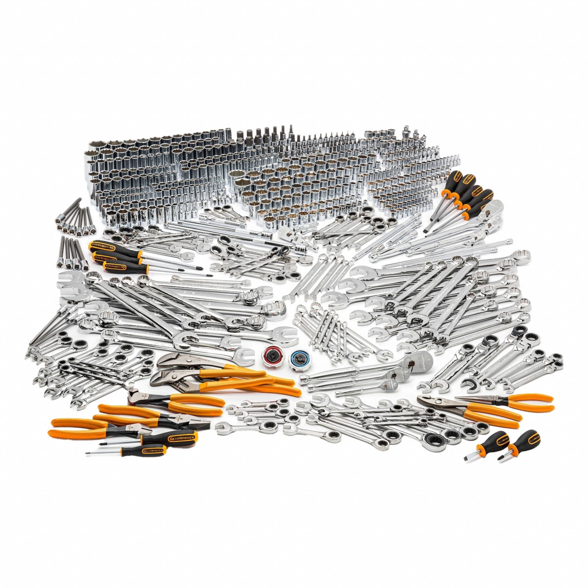 GEARWRENCH, 613 Total Pcs, Metric/SAE, Master Mechanic Tool Set ...