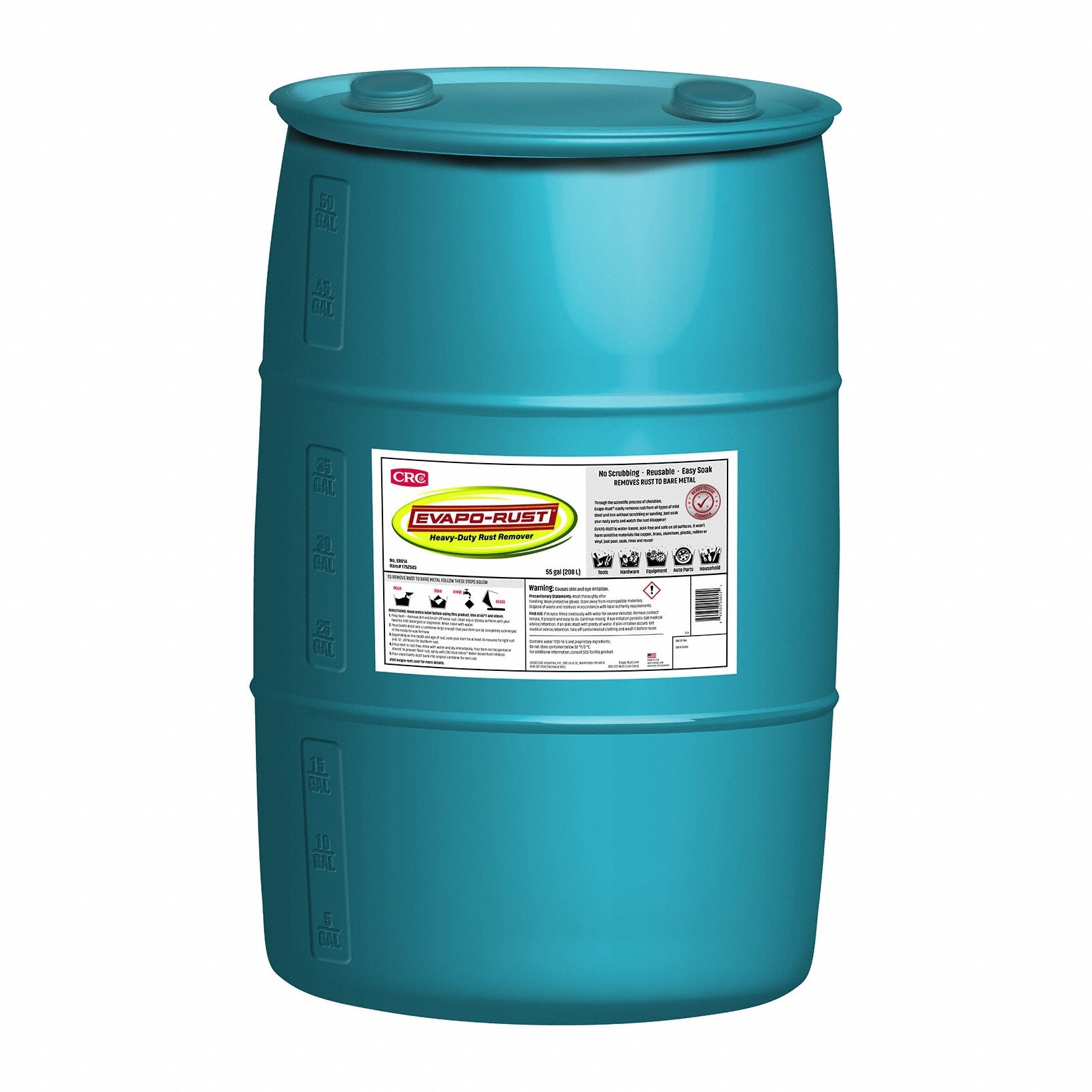 CRC, Drum, 55 gal Container Size, Rust Remover - 826YK2|1752543 - Grainger