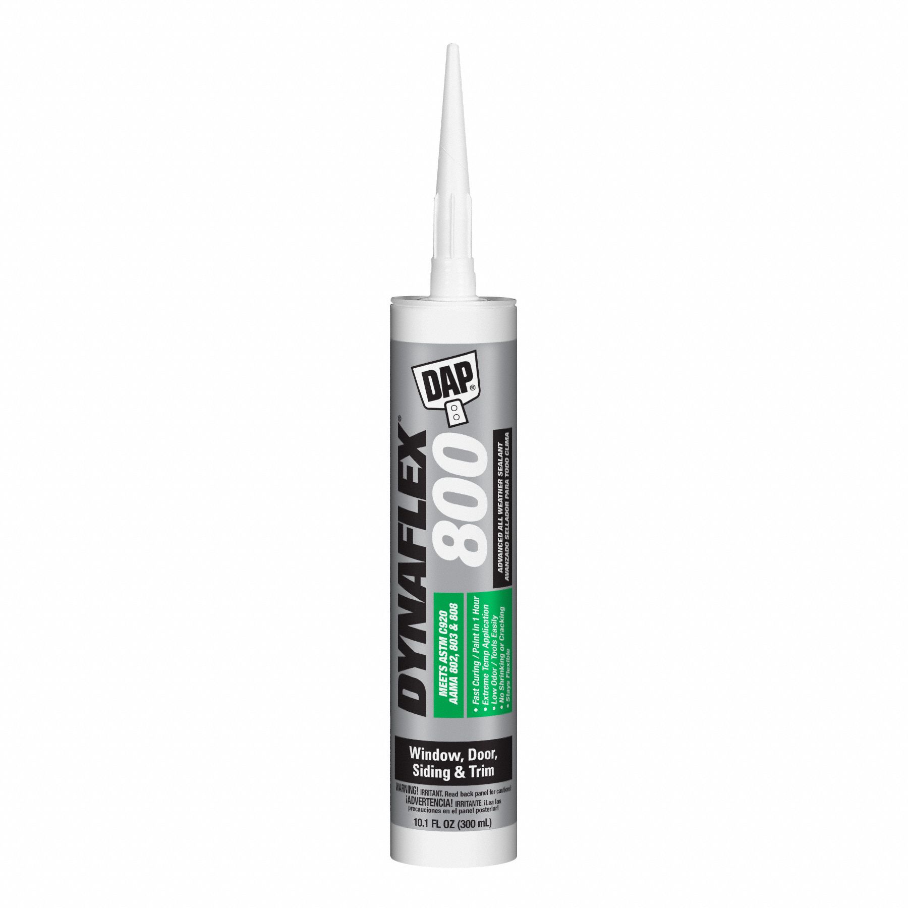 DAP, Dynaflex 800, Light Gray, Hybrid Elastomeric Sealant - 829ZV1|7079880840 - Grainger