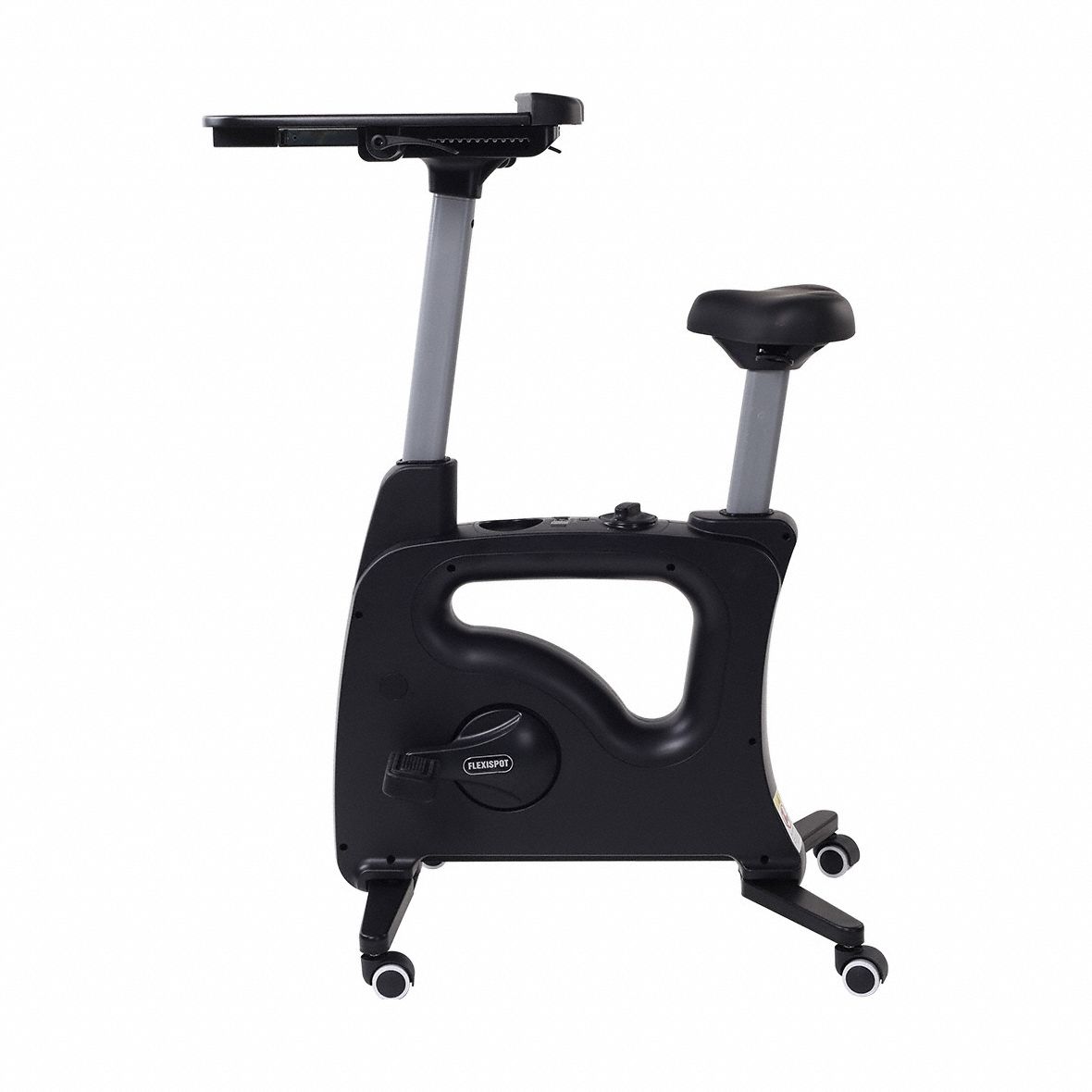 FLEXISPOT, Black, ABS/Polyurethane/Stainless Steel, Desk Exercise Bike ...