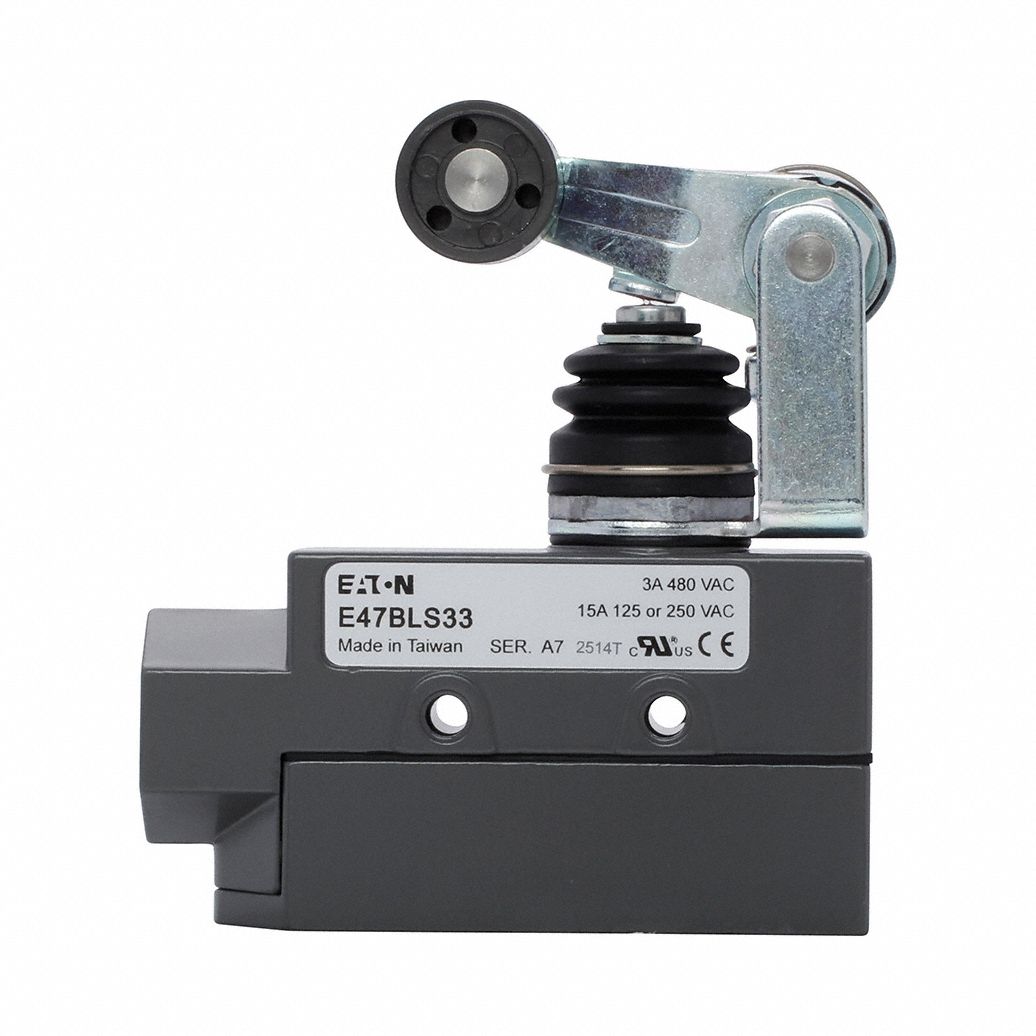 EATON, Roller Lever Actuator, SPDT, Snap Action Switch - 831UZ7 ...