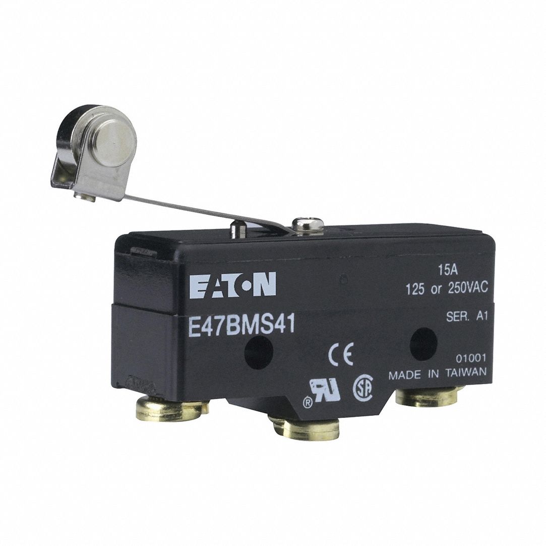 EATON, Roller Lever Actuator, SPDT, Snap Action Switch - 831V05 ...
