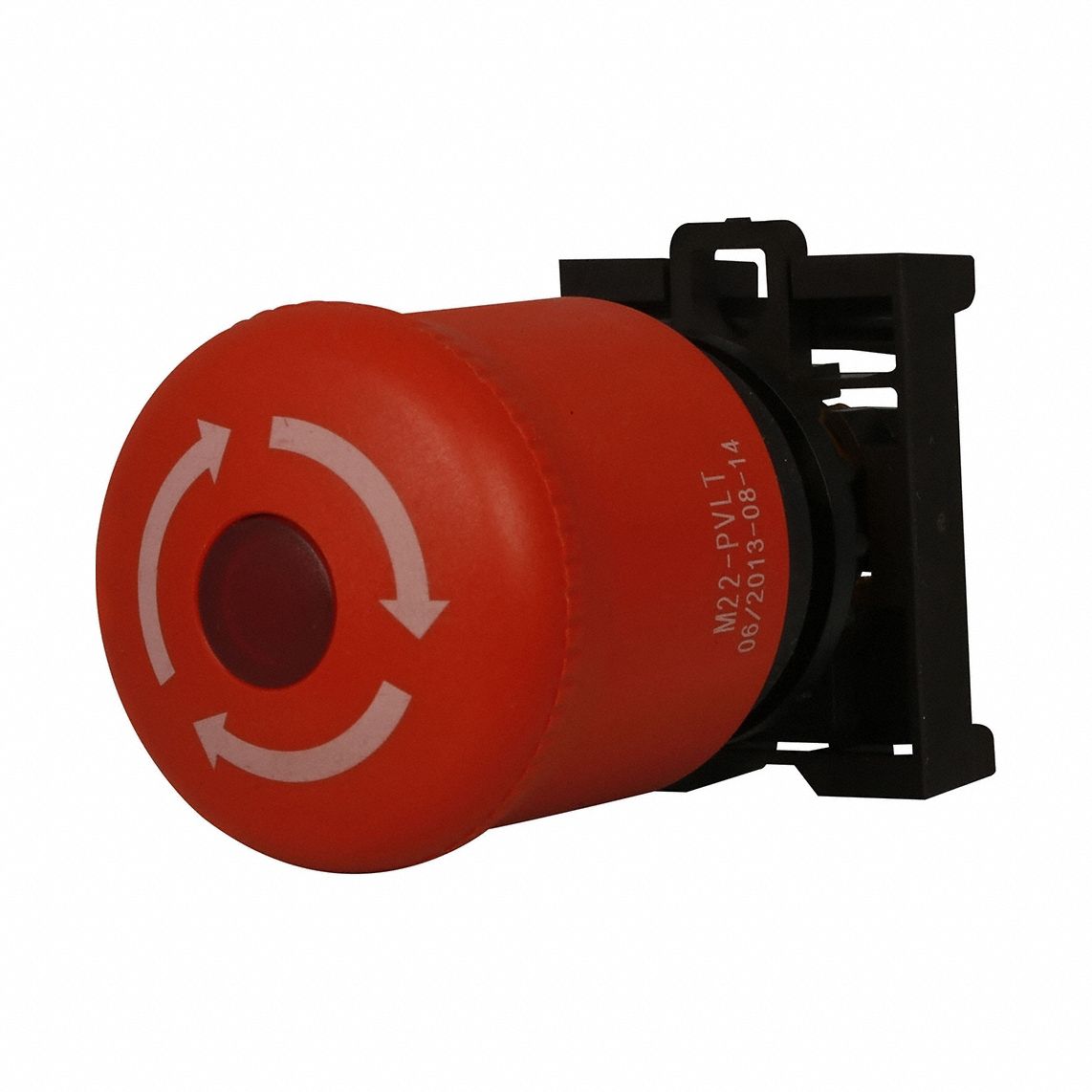 EATON, Illuminated, Mushroom Head Profile, Emergency Stop Push Button - 831Y67|M22-PVLT-K01-230R ...