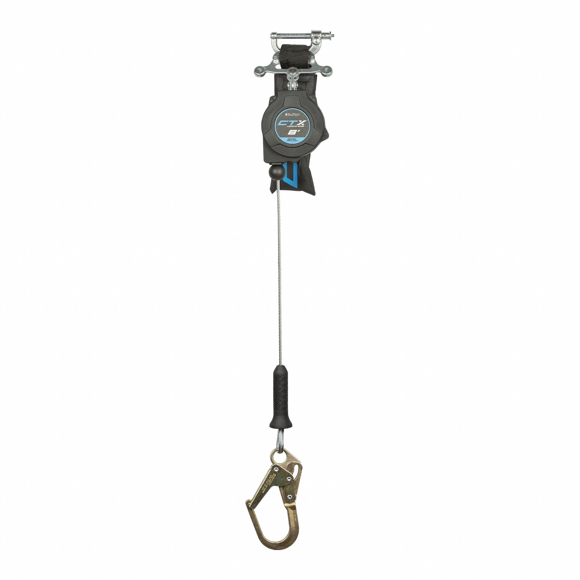 FALLTECH, Steel Rebar Hook Anchor, Harness Aluminum Quick-Connect, Self ...
