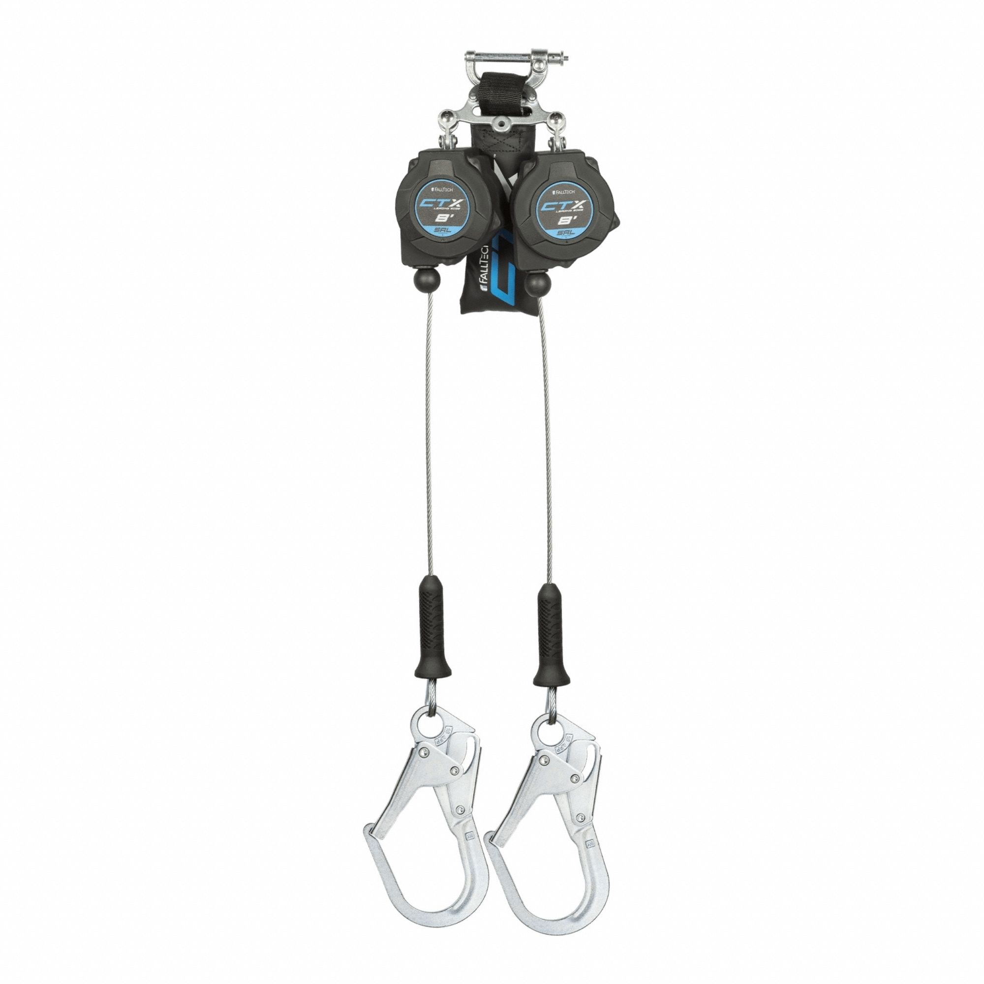 FALLTECH, Steel Rebar Hook Anchor, Harness Aluminum Quick-Connect, Self ...