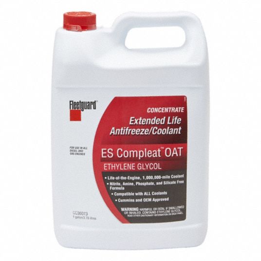 FLEETGUARD, Concentrated, 1 gal Container Size, Coolant - 832G81 ...