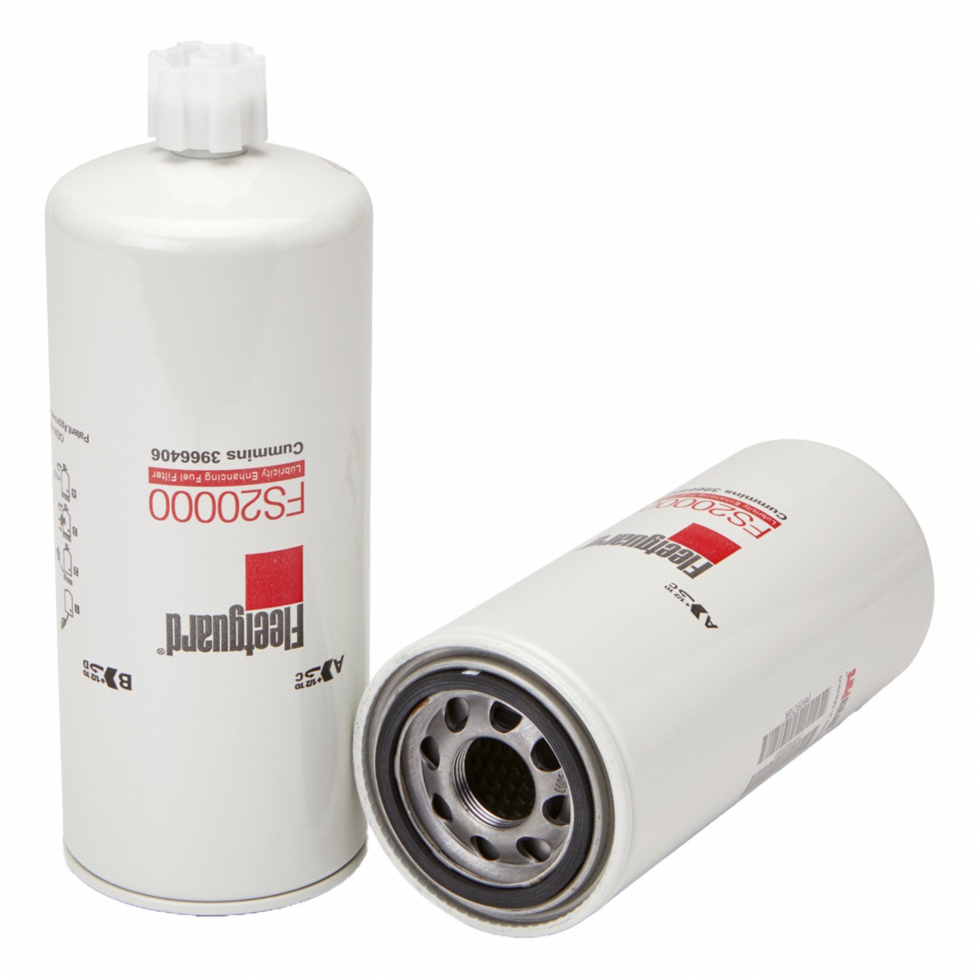 FLEETGUARD, 17 in Overall Lg, 3 11/16 in Outside Dia, Automotive Fuel ...