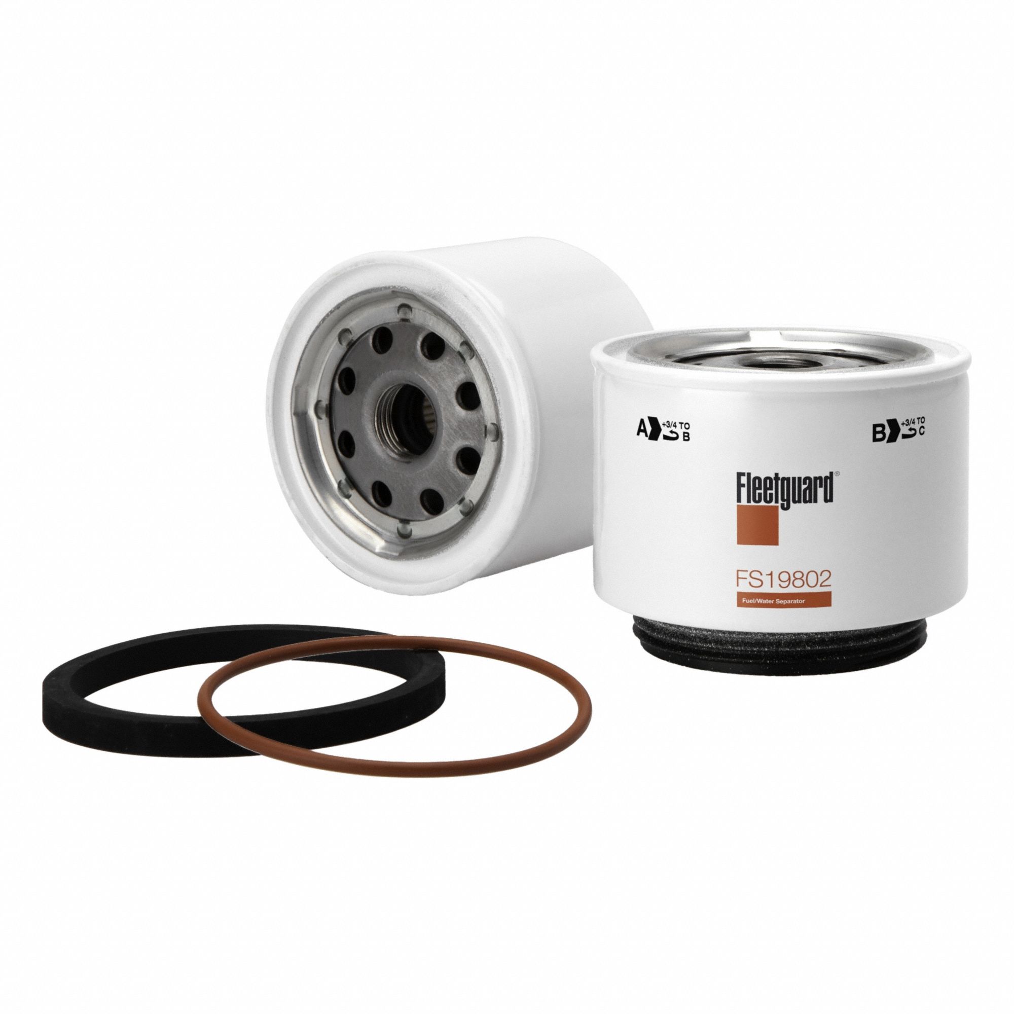 FLEETGUARD, 9 7/8 in Overall Lg, 6 13/16 in Overall Ht, Automotive Fuel ...