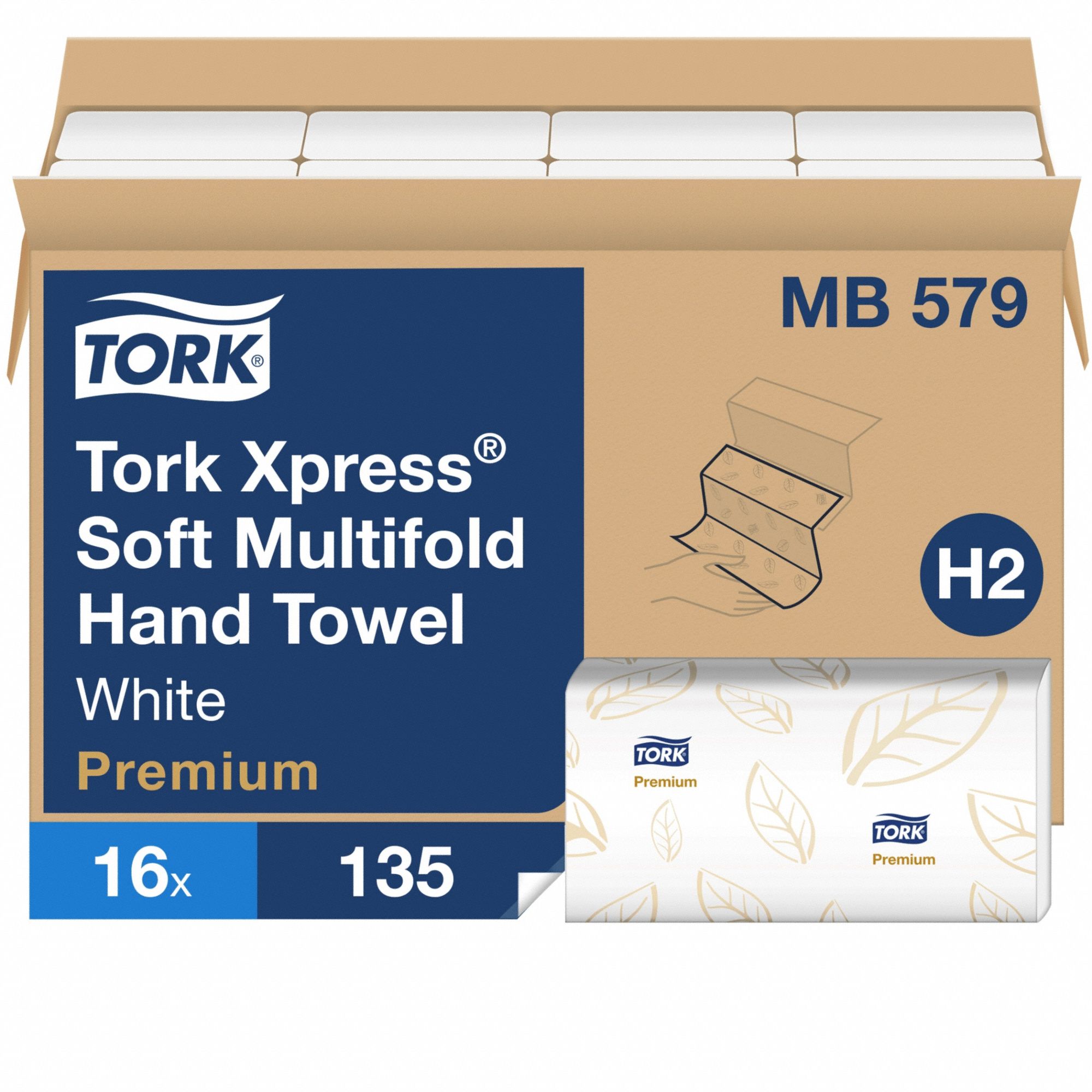 TORK, White, 9 1/8 in Sheet Wd, Paper Towel Sheets - 833DE0|MB579 ...