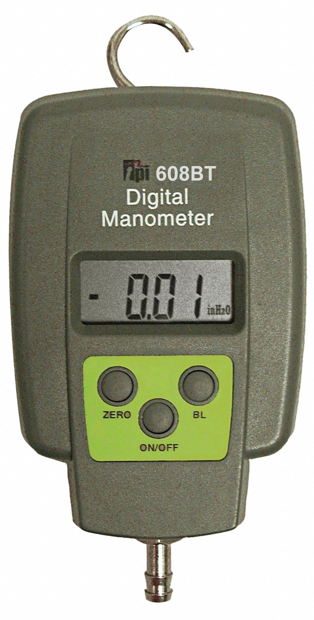 TEST PRODUCTS INTL., 60 in wc to 60 in wc, Backlit LCD, Digital ...