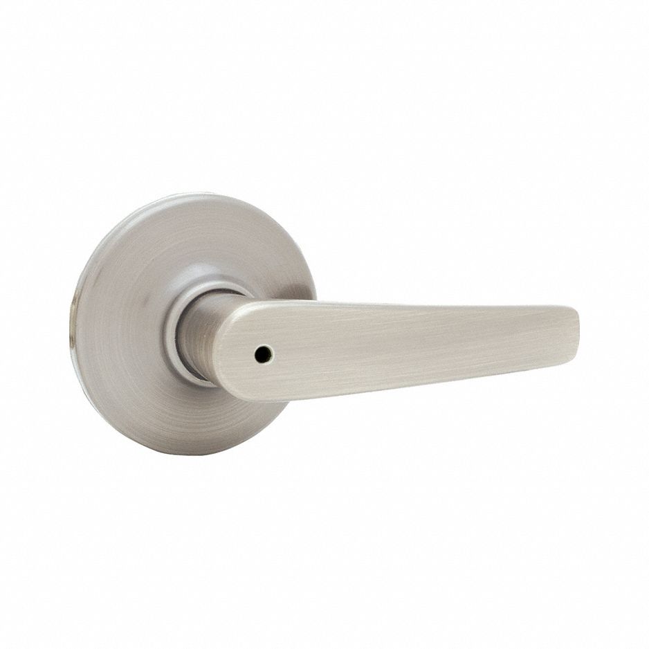 KWIKSET, Privacy Lever Locksets, Nickel, Door Lever Lockset - 828ZX0 ...