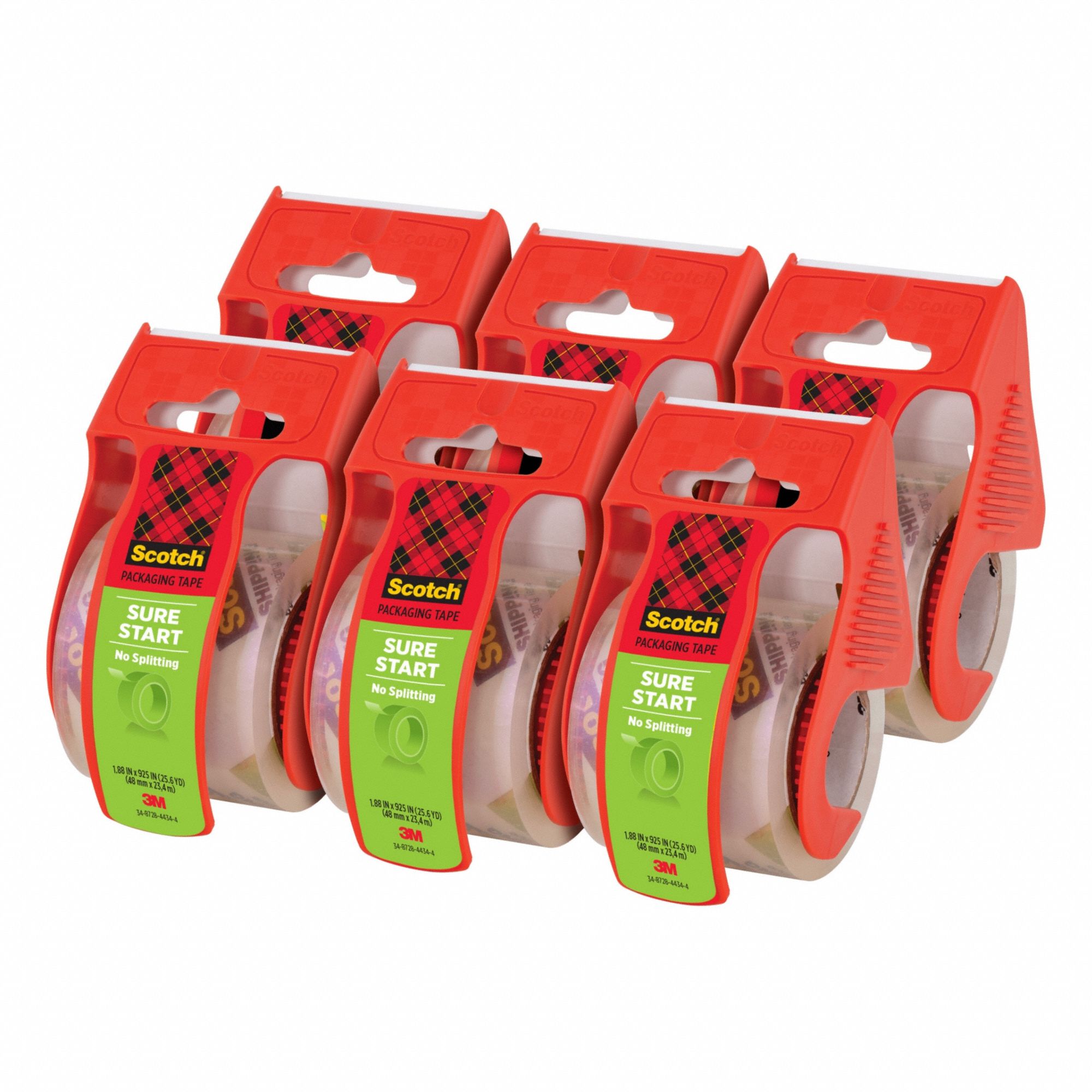 Clear, 2.6 mil Tape Thick, Packaging Tape with Dispenser - 862EY9|145-6 ...