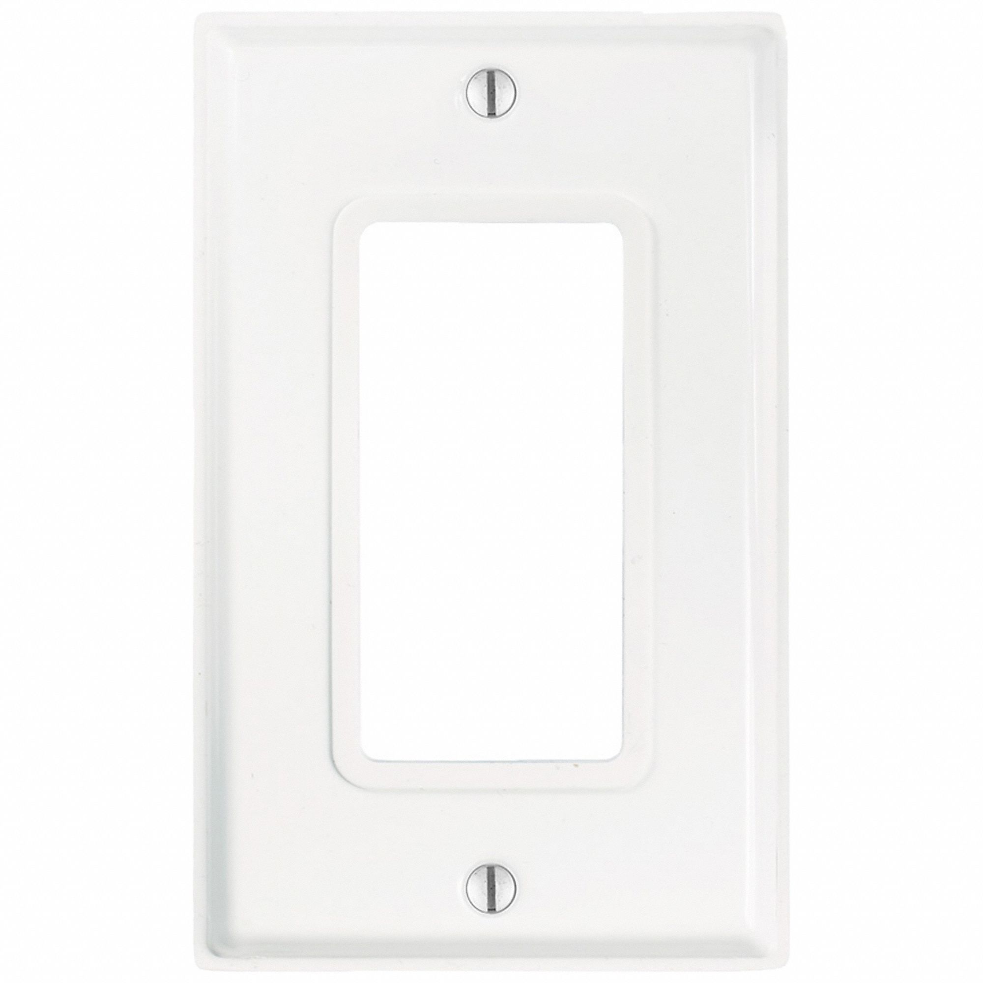 Decorator-Rocker, Stainless Steel, Decora Device Wall Plate - 802G39 ...
