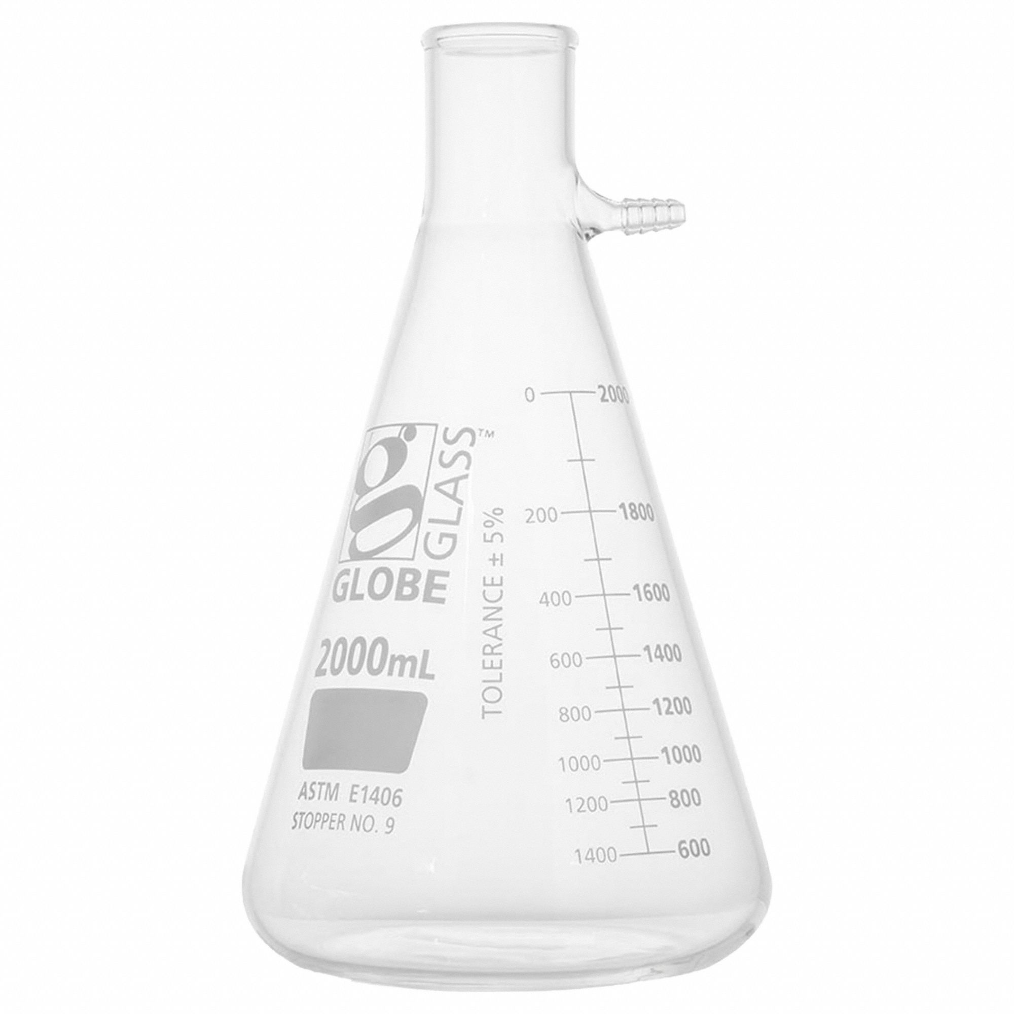 Borosilicate Glass, 2 L Capacity - mL, Filtering Flask - 811GG8|8452000 ...